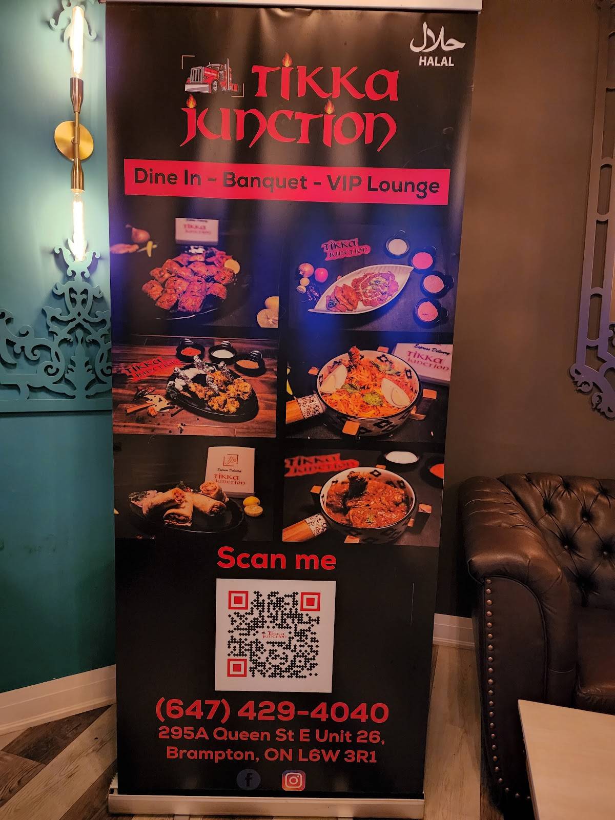 Menu at Tikka Junction restaurant, Brampton