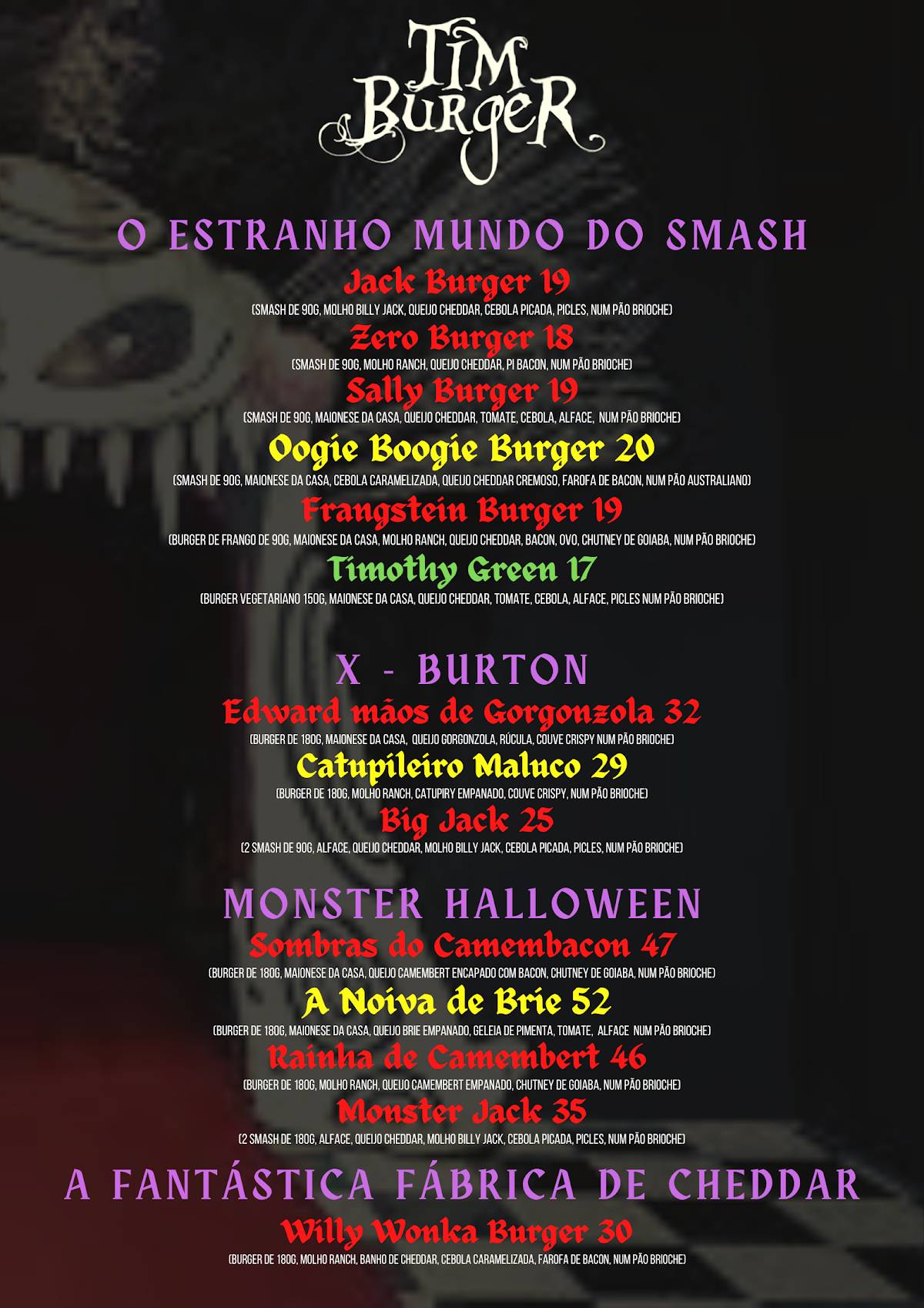 Menu em Tim Burger Butantã restaurante, São Paulo