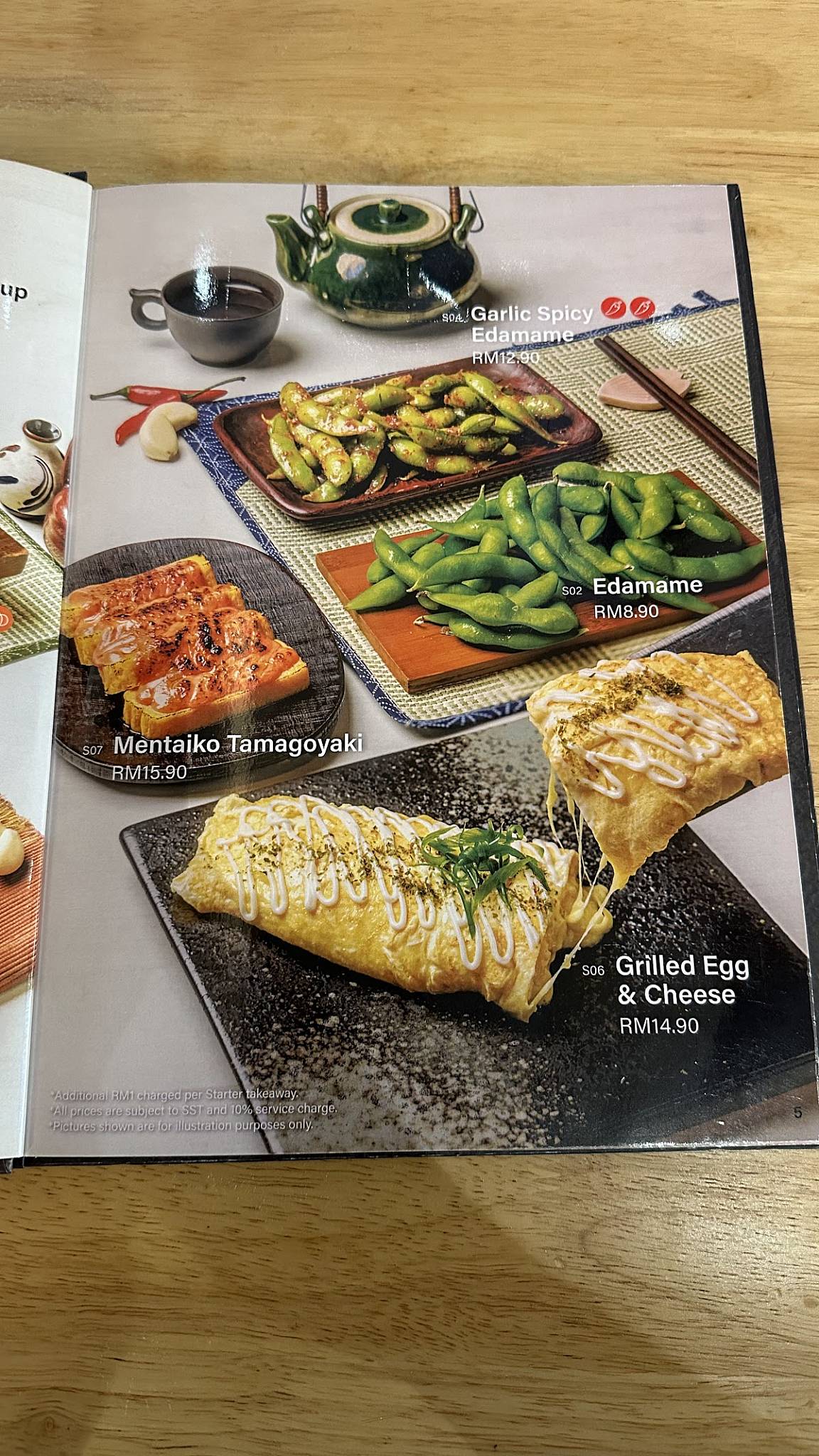 Menu at Torii Teppanyaki • KL Gateway Mall restaurant, Kuala Lumpur