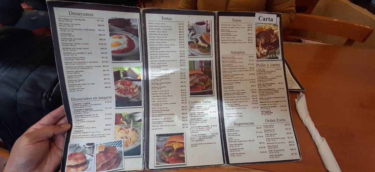 Carta del restaurante Tortas Don Polo, Ciudad del México, Cerrada Felix ...