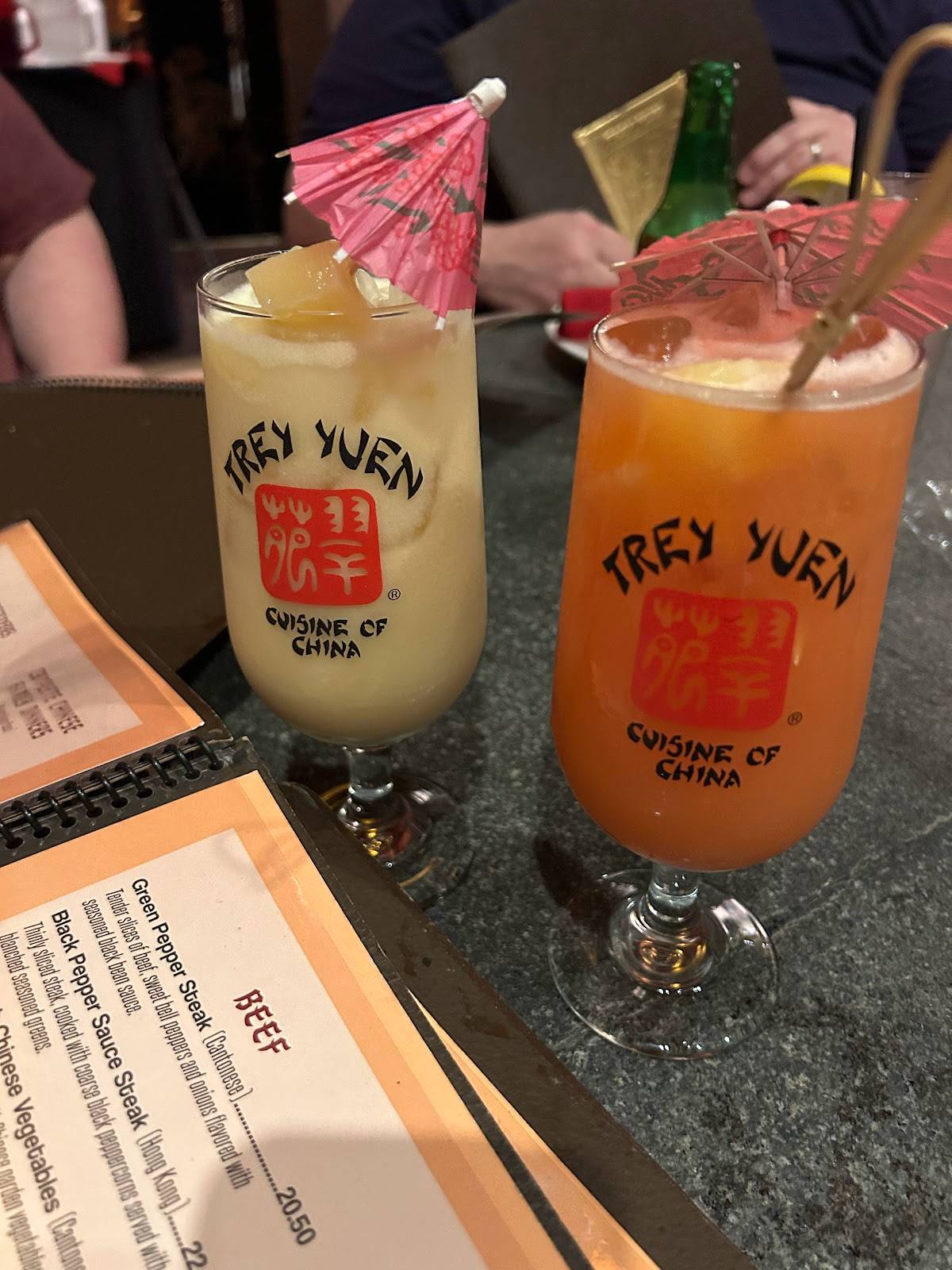 Menu at Trey Yuen restaurant, Mandeville, 600 N Causeway Blvd