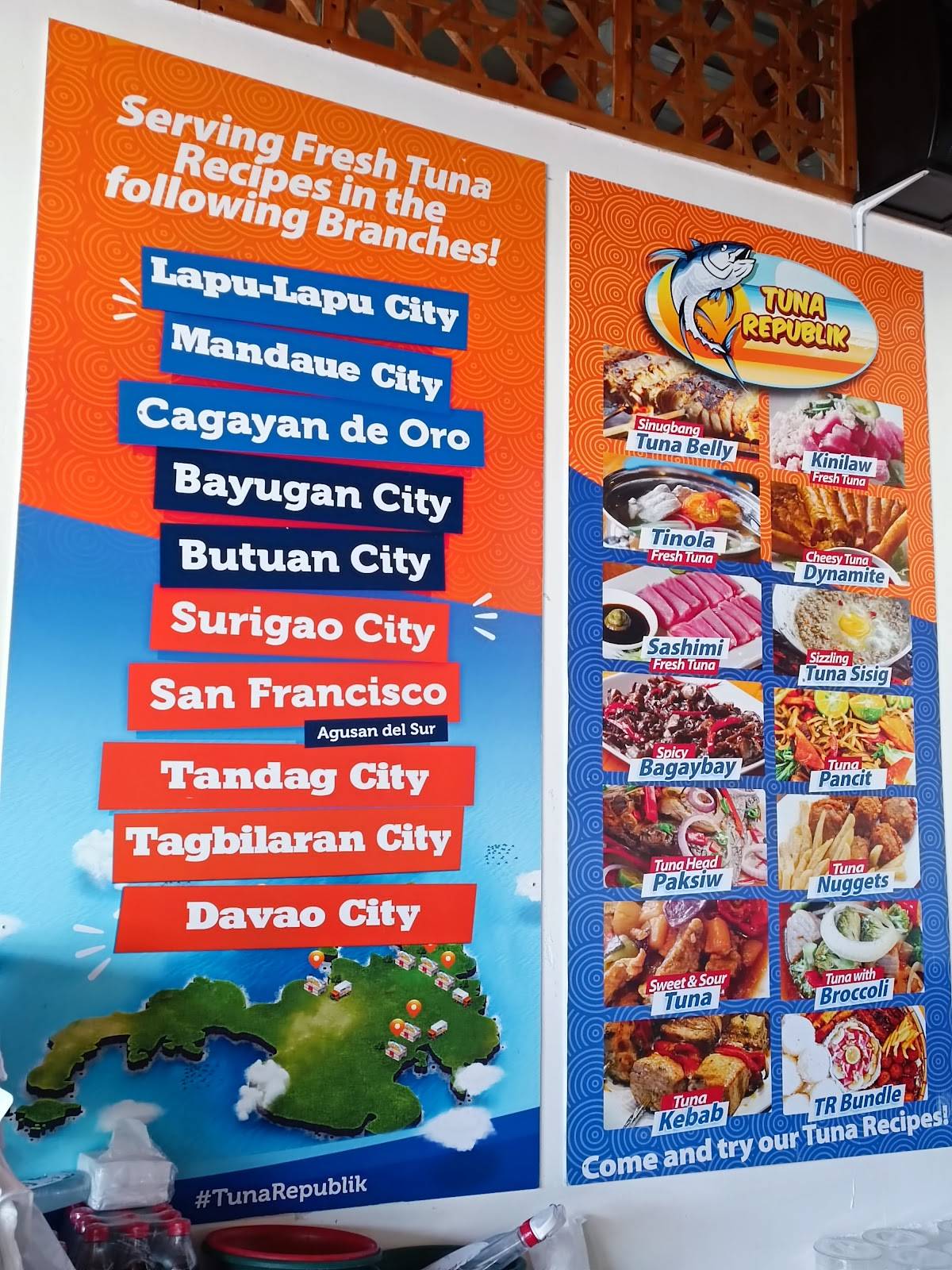 Menu at Tuna Republik Davao City, Davao City