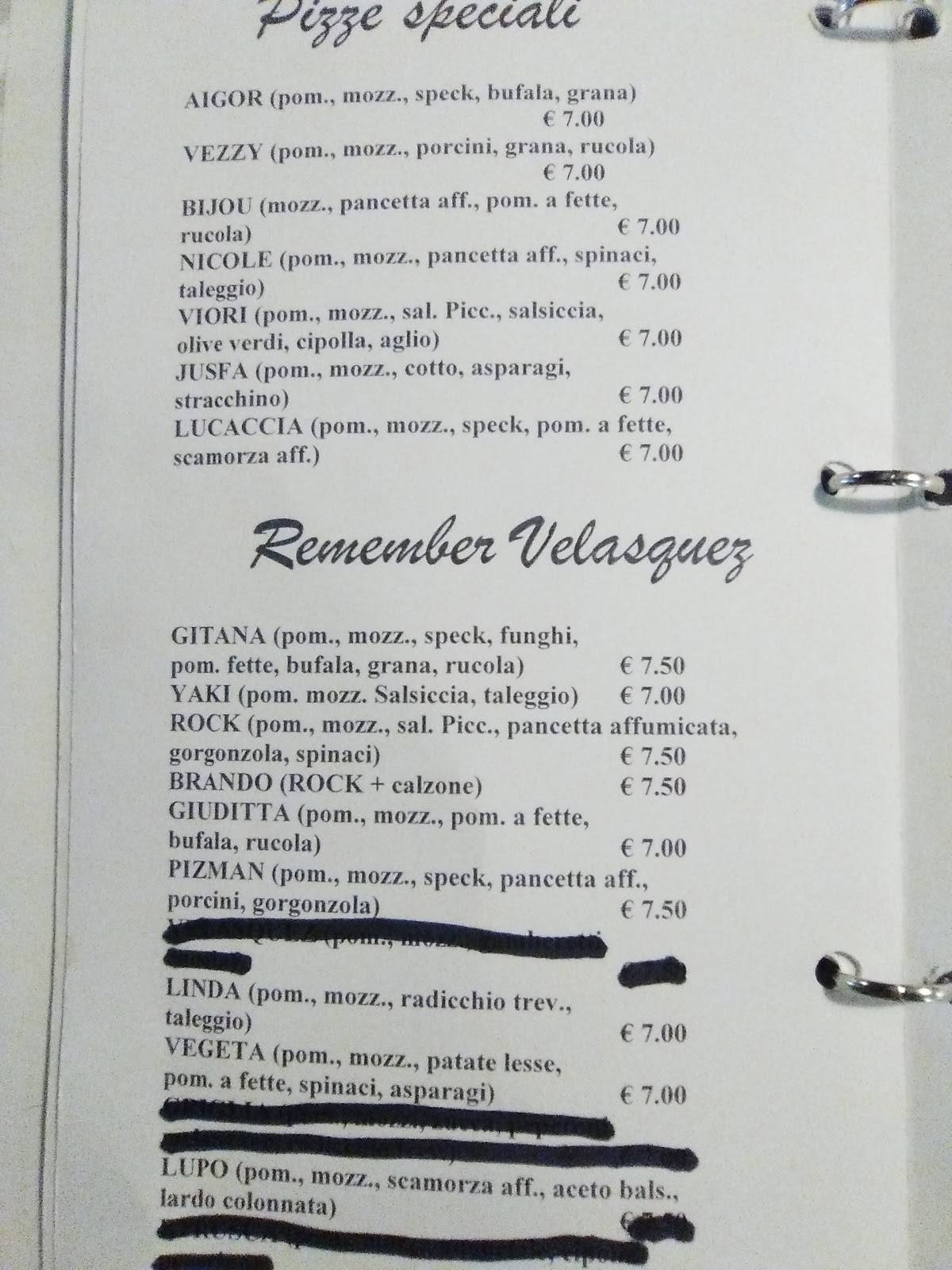 Menu at Twilight Cafè pub & bar, Lama Mocogno, Via P. Giardini