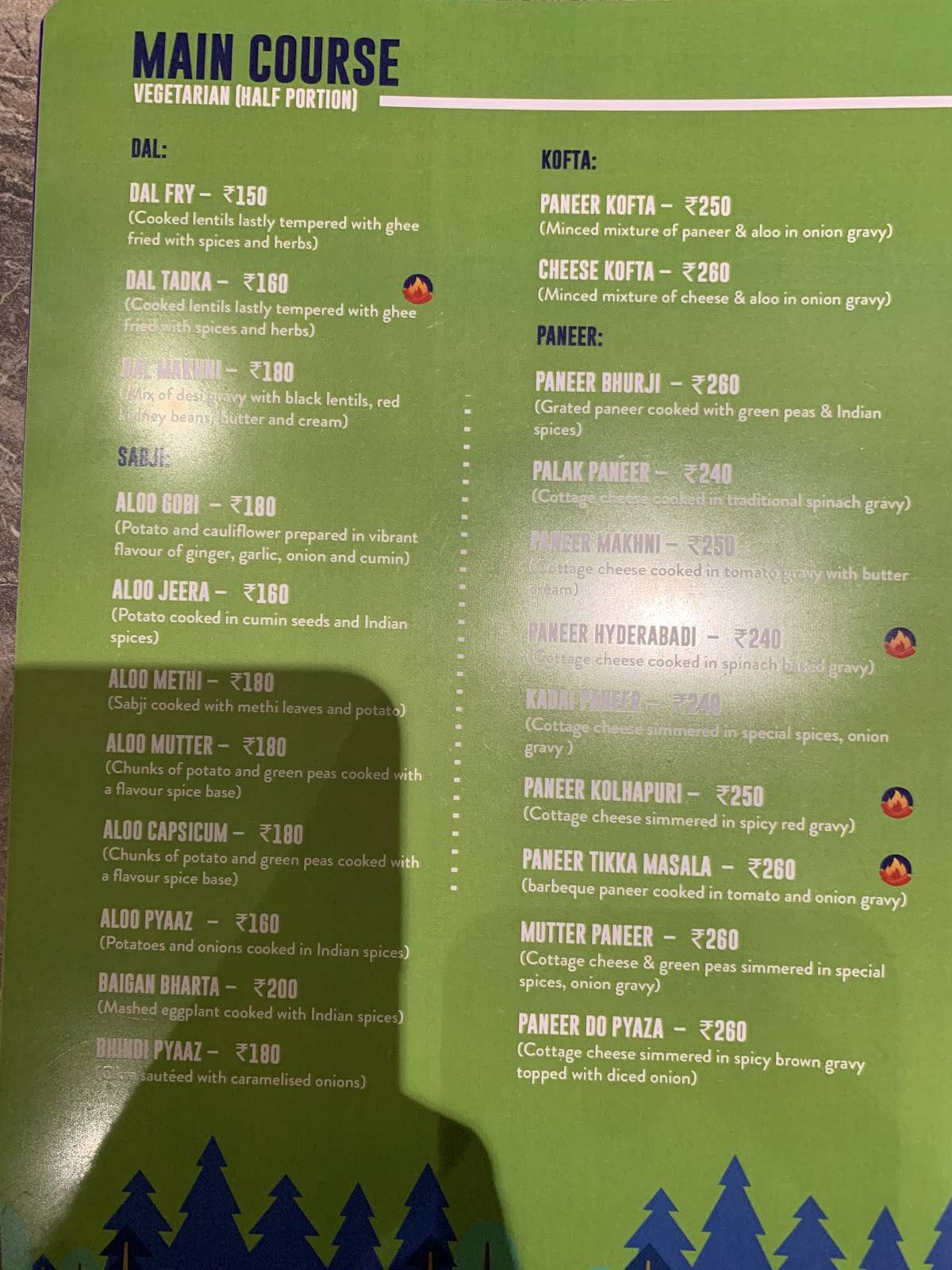 Menu at Urban Paratha Vyttila, Kochi, RP arcade