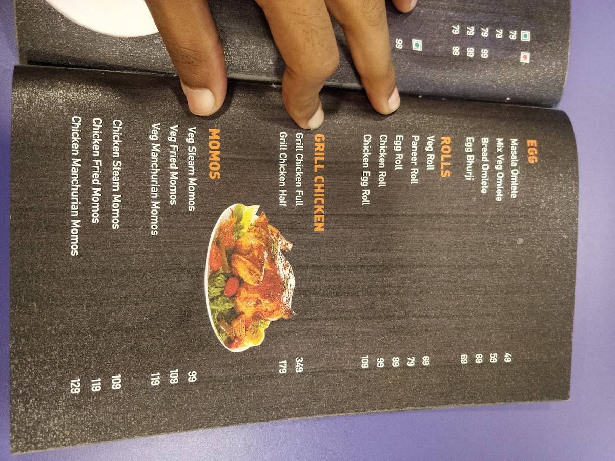 Menu at Utopia food fiesta, Bengaluru