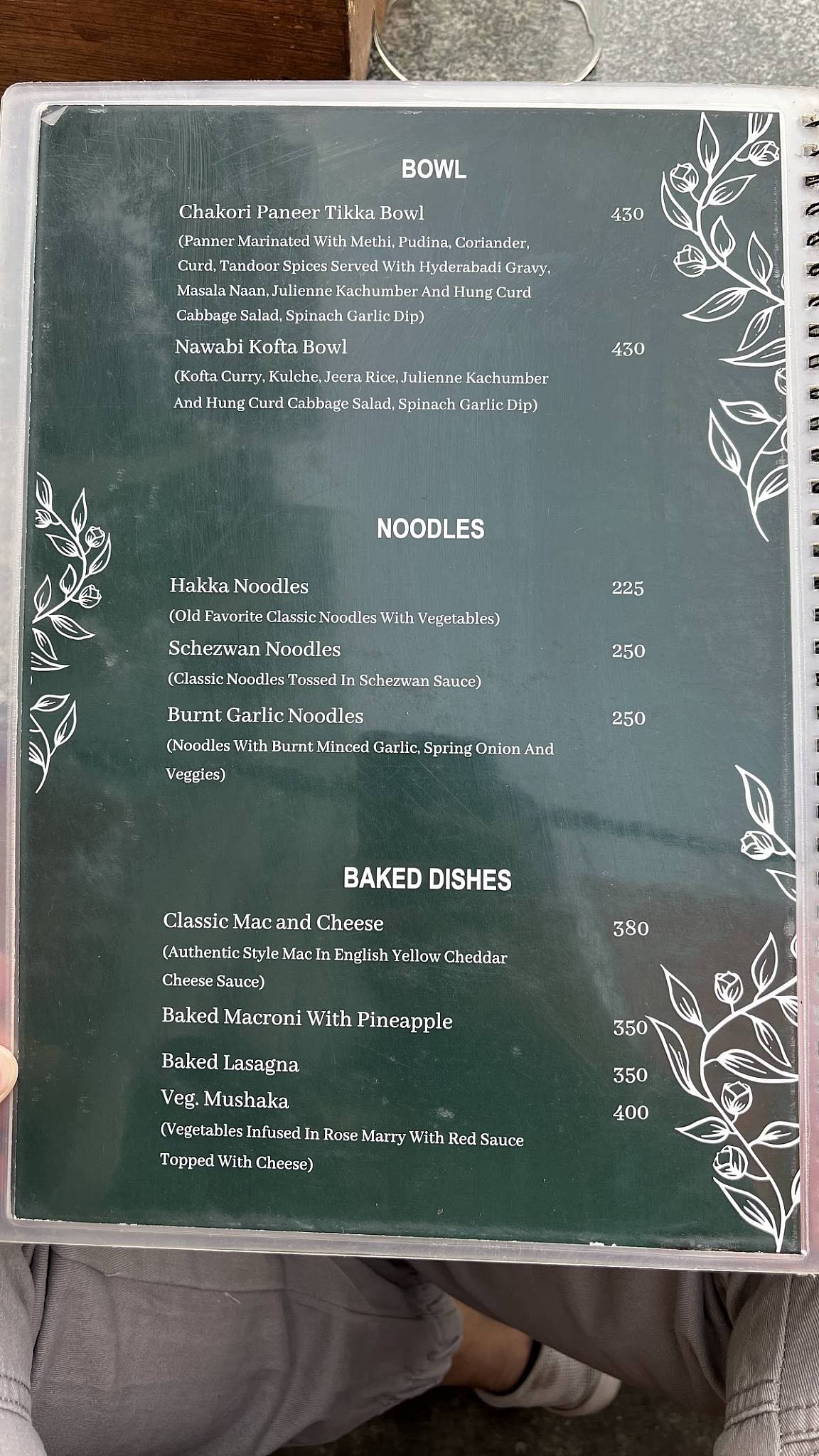 Menu at Veranda Rooftop Restro Cafe, Ahmedabad
