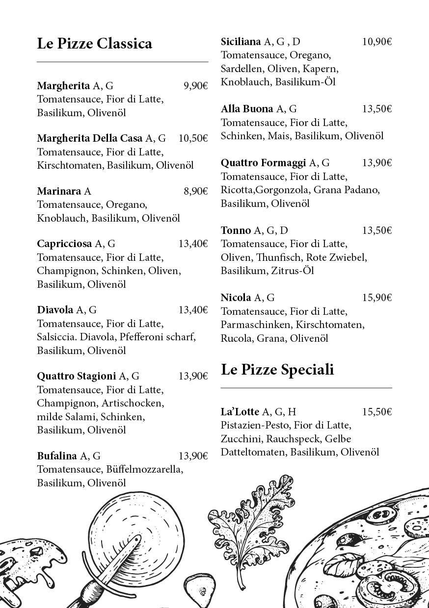 Speisekarte von La‘lotte restaurant, Wien