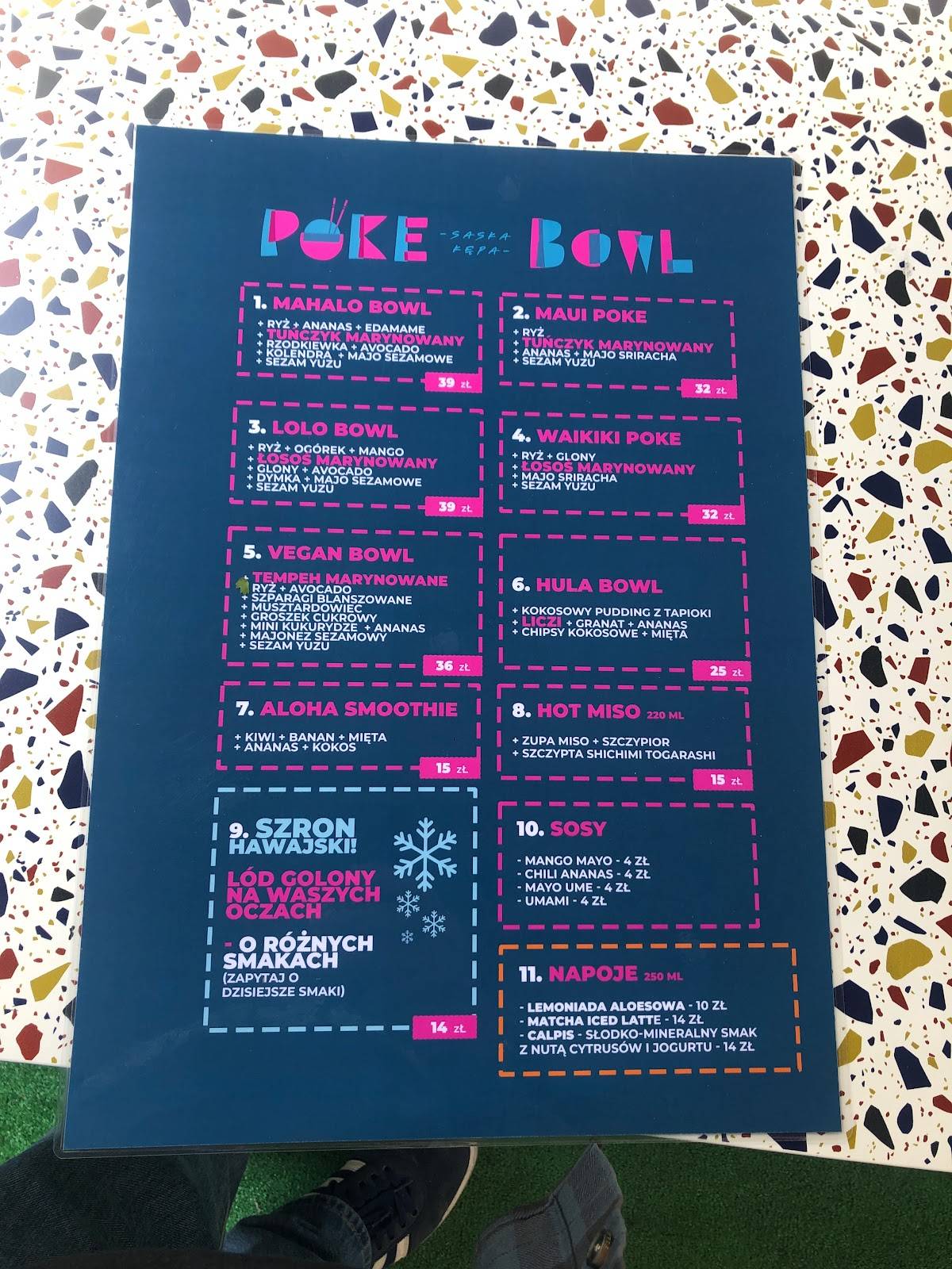 Menu at Viet Street Food Bistro restaurant, Warsaw, Królowej Aldony 5