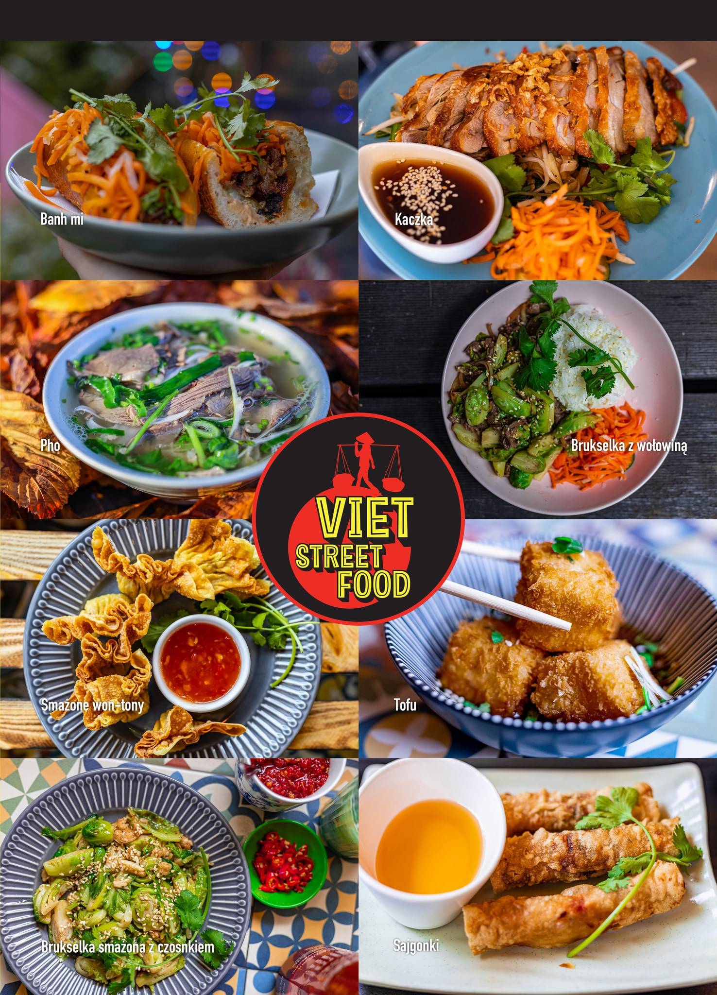 Menu at Viet Street Food Bistro restaurant, Warsaw, Królowej Aldony 5
