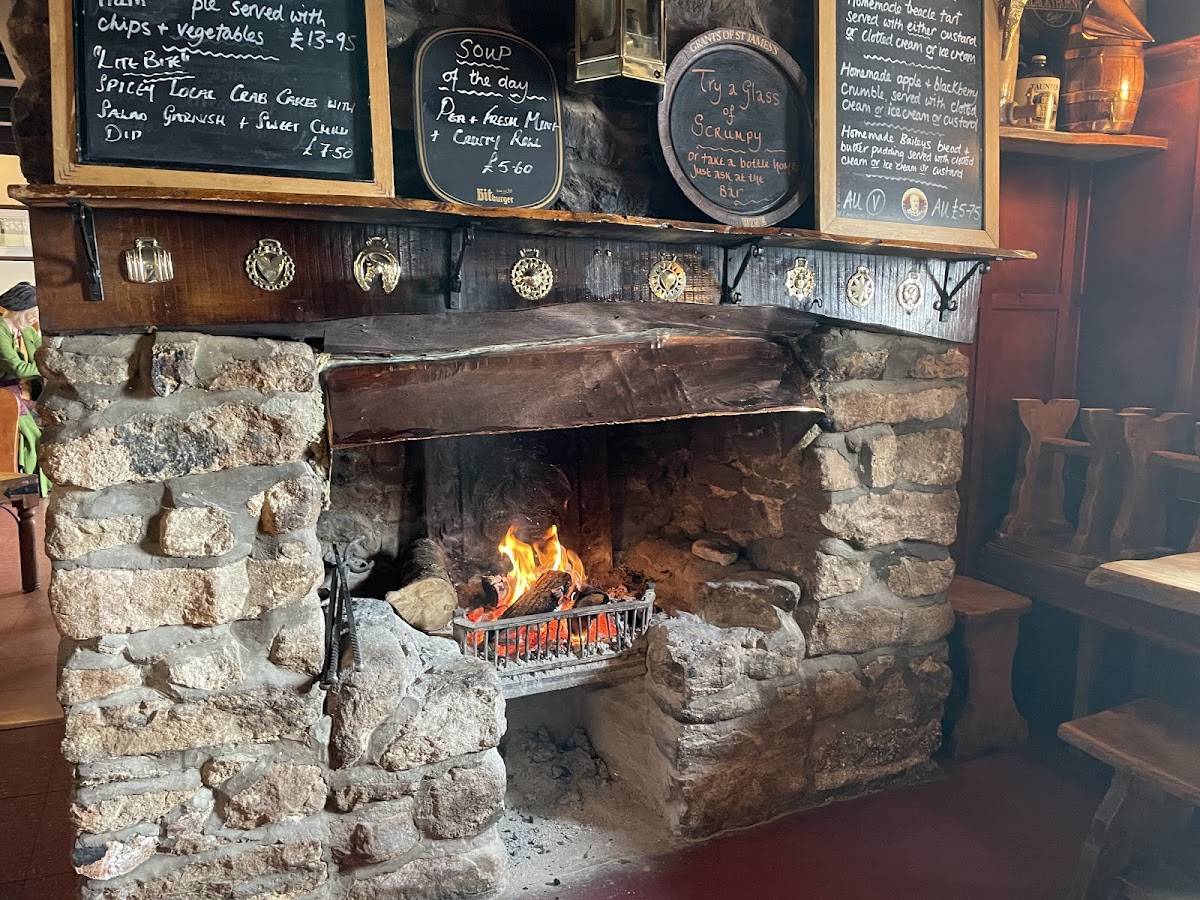 Menu at Warren House Inn pub & bar, Dartmoor Forest