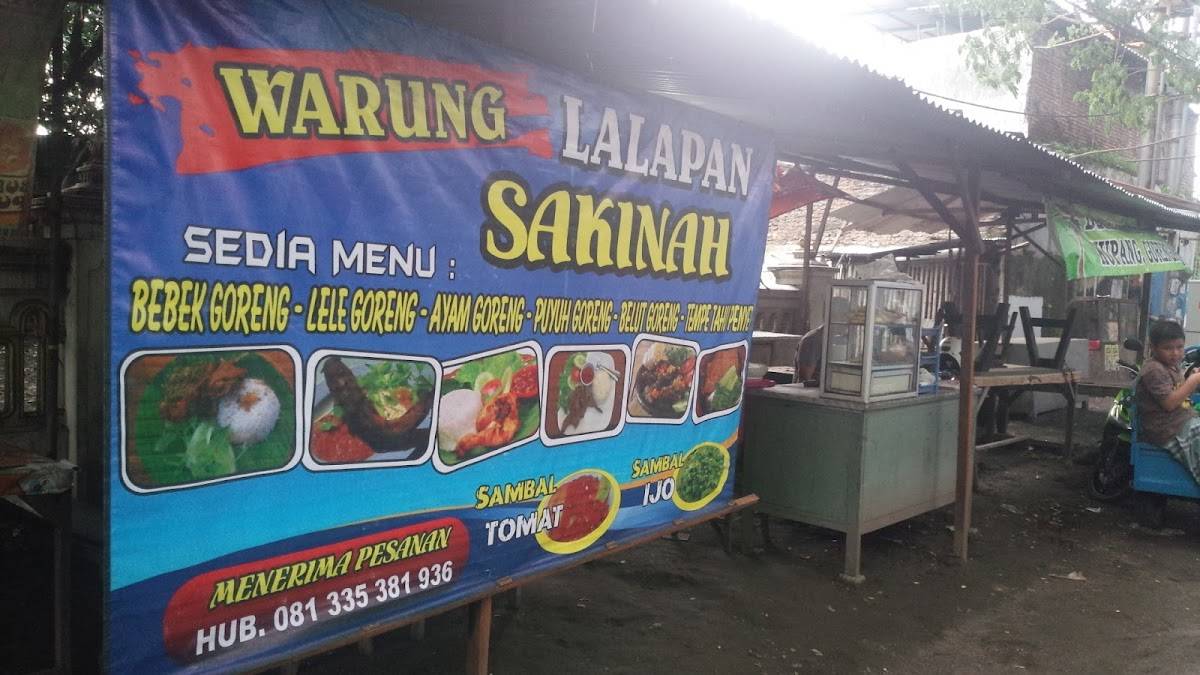 Menu at Warung Lalapan Sakinah restaurant, Bendo Mungal