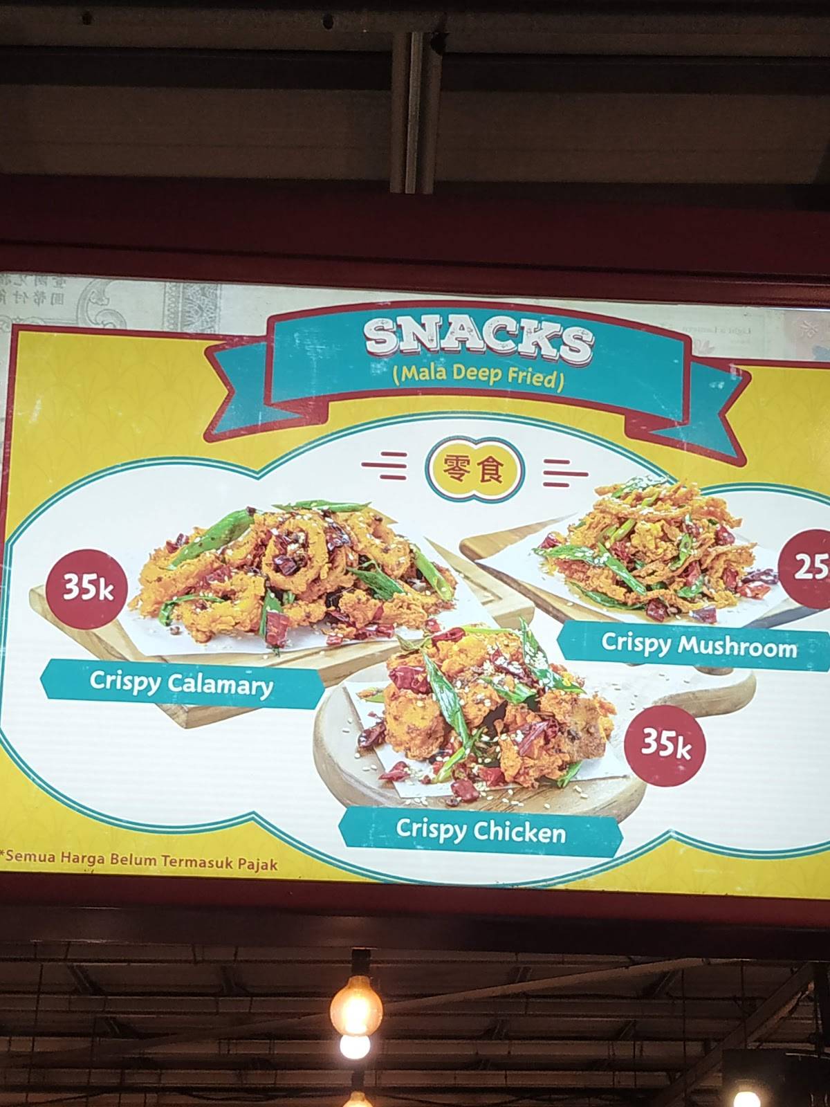 Menu at Warung Wakaka Muara Karang restaurant, Jakarta, Jalan Muara ...