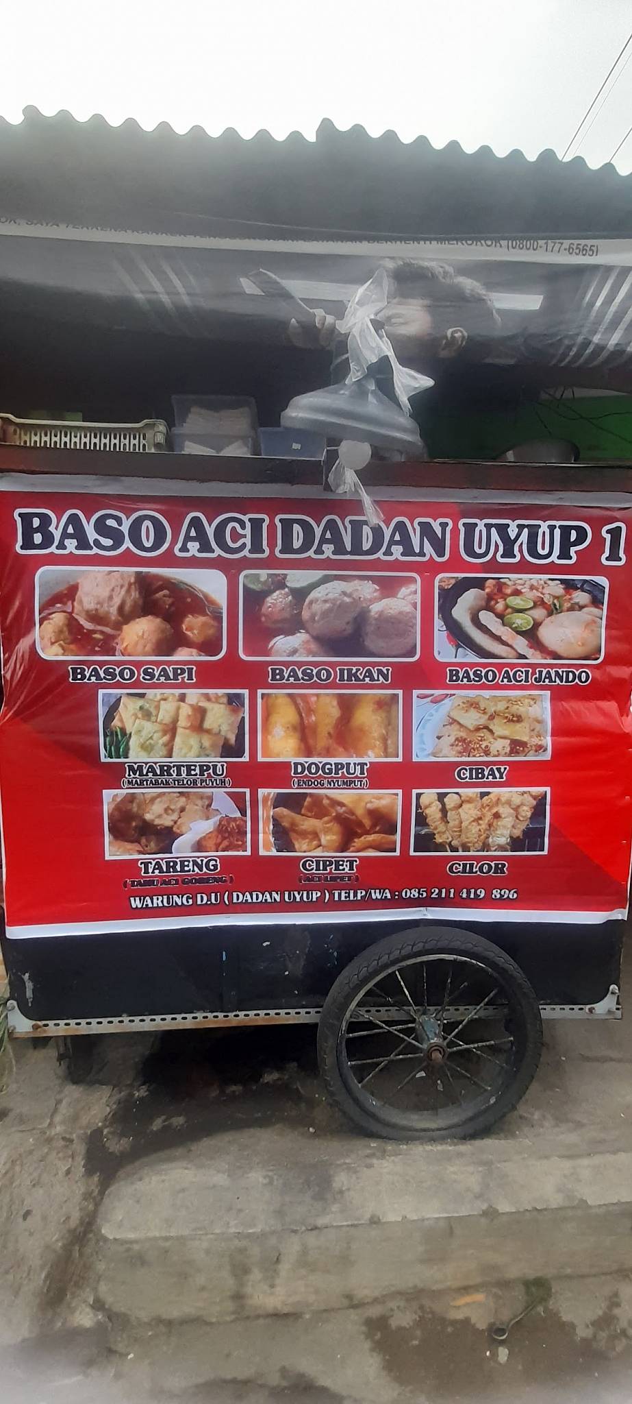 Menu at Warung baso aci dadan uyup 1 restaurant, Majalengka