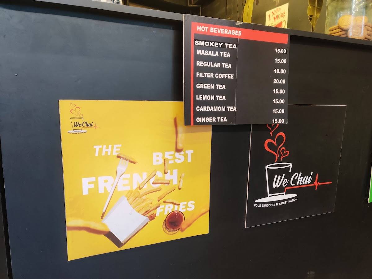 Menu at We Chai, Coimbatore, 16AF