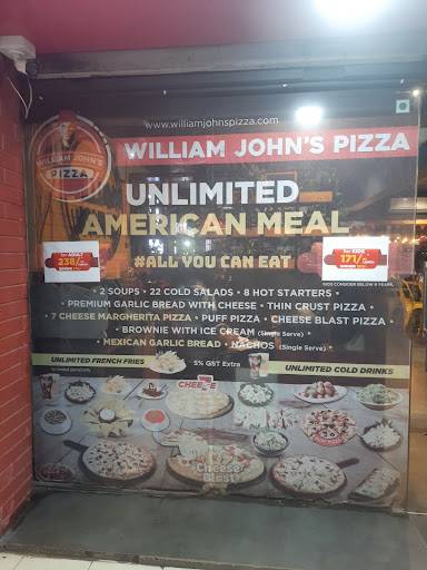 Menu at William John's Pizza, Ahmedabad, Super Plaza Complex
