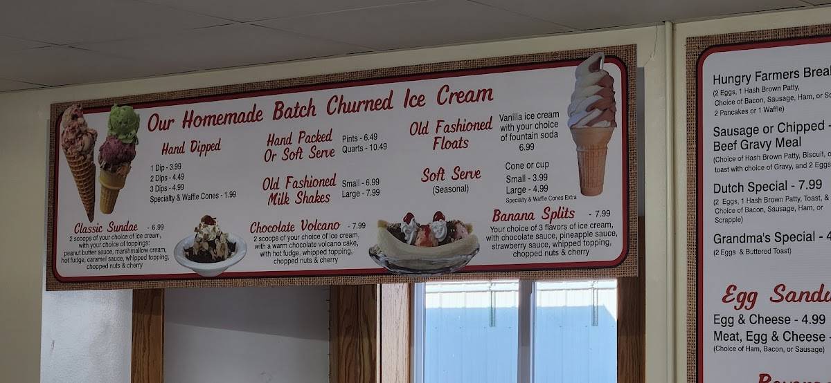 Menu at Windy Knoll Farm Market & Creamery restaurant, Chambersburg