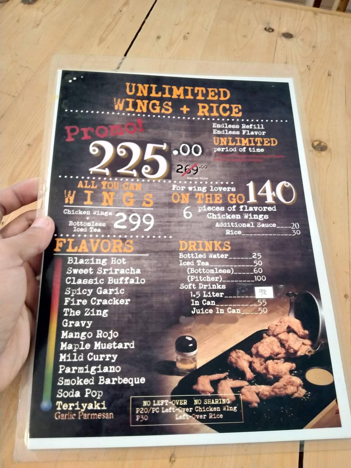 Carta del restaurante Wing Bites Bulacan, Malolos, #2 A Mabini