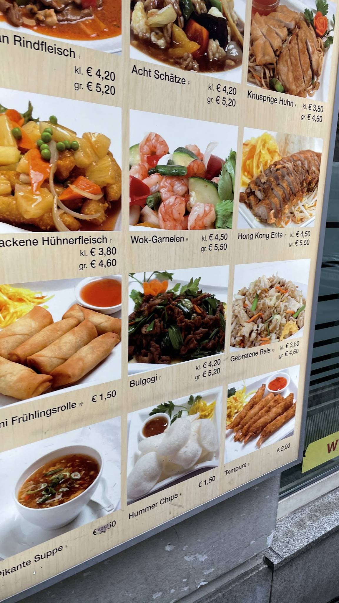 Speisekarte von Wokman restaurant, Linz