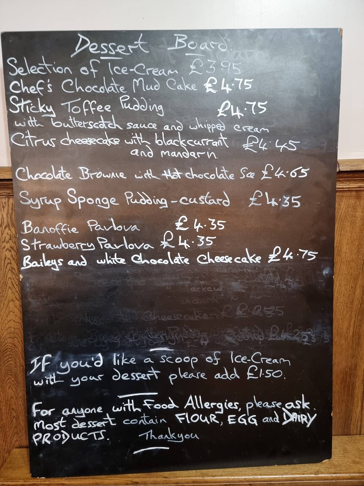 Menu at The Ffrwd pub & bar, Wrexham