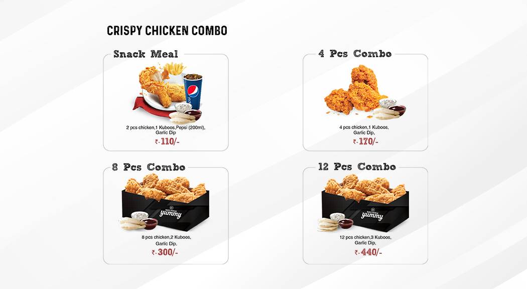 Menu at Yummy Fried Chicken Karaparamba, Kozhikode