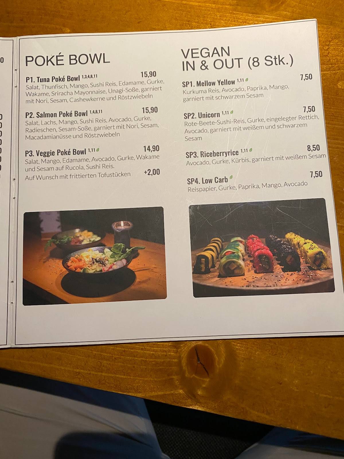 Speisekarte von ZEN Restaurant, Bonn