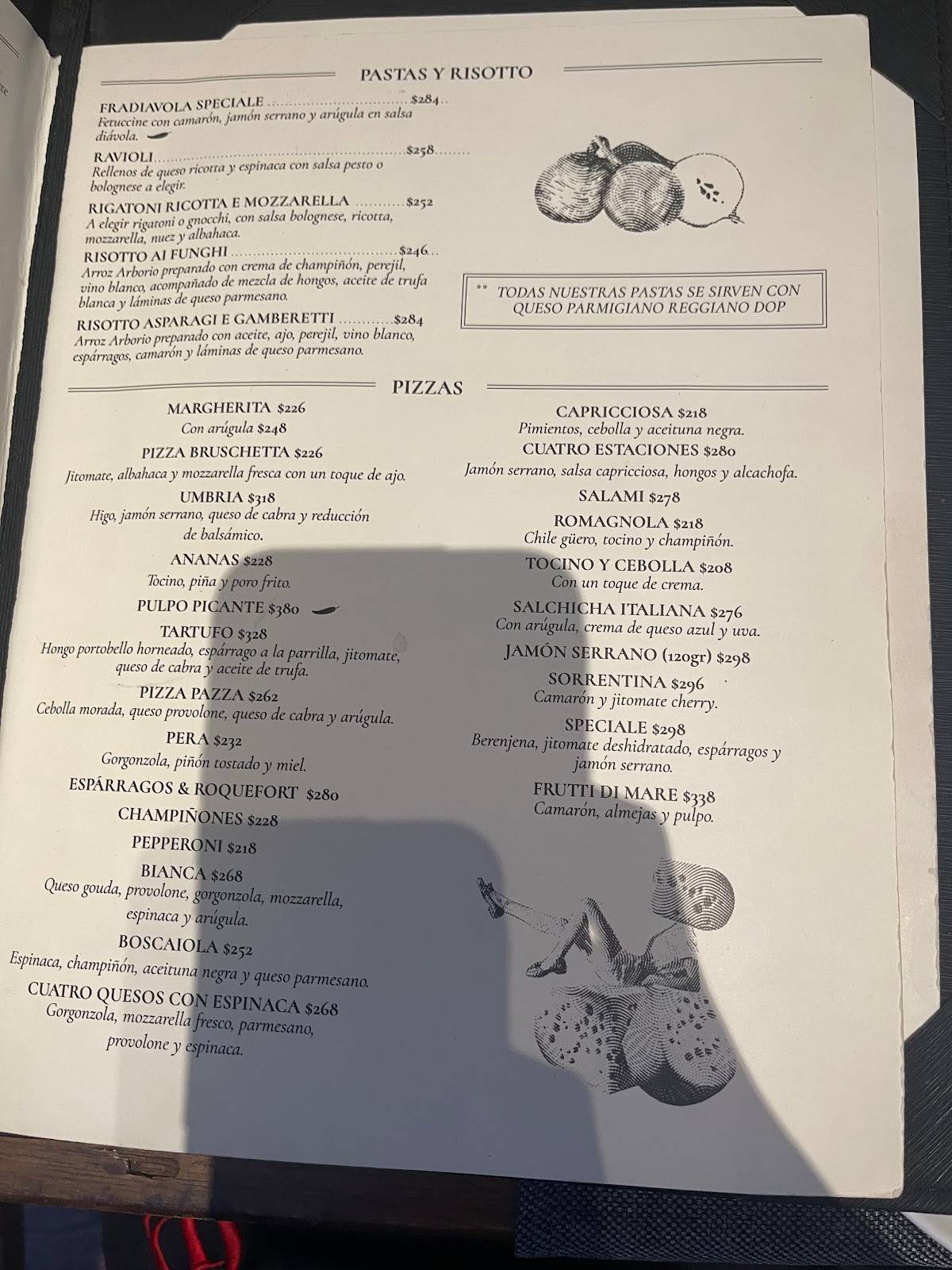 Carta del pub y bar La Moresca Andares, Zapopan, Blvd. Puerta del ...