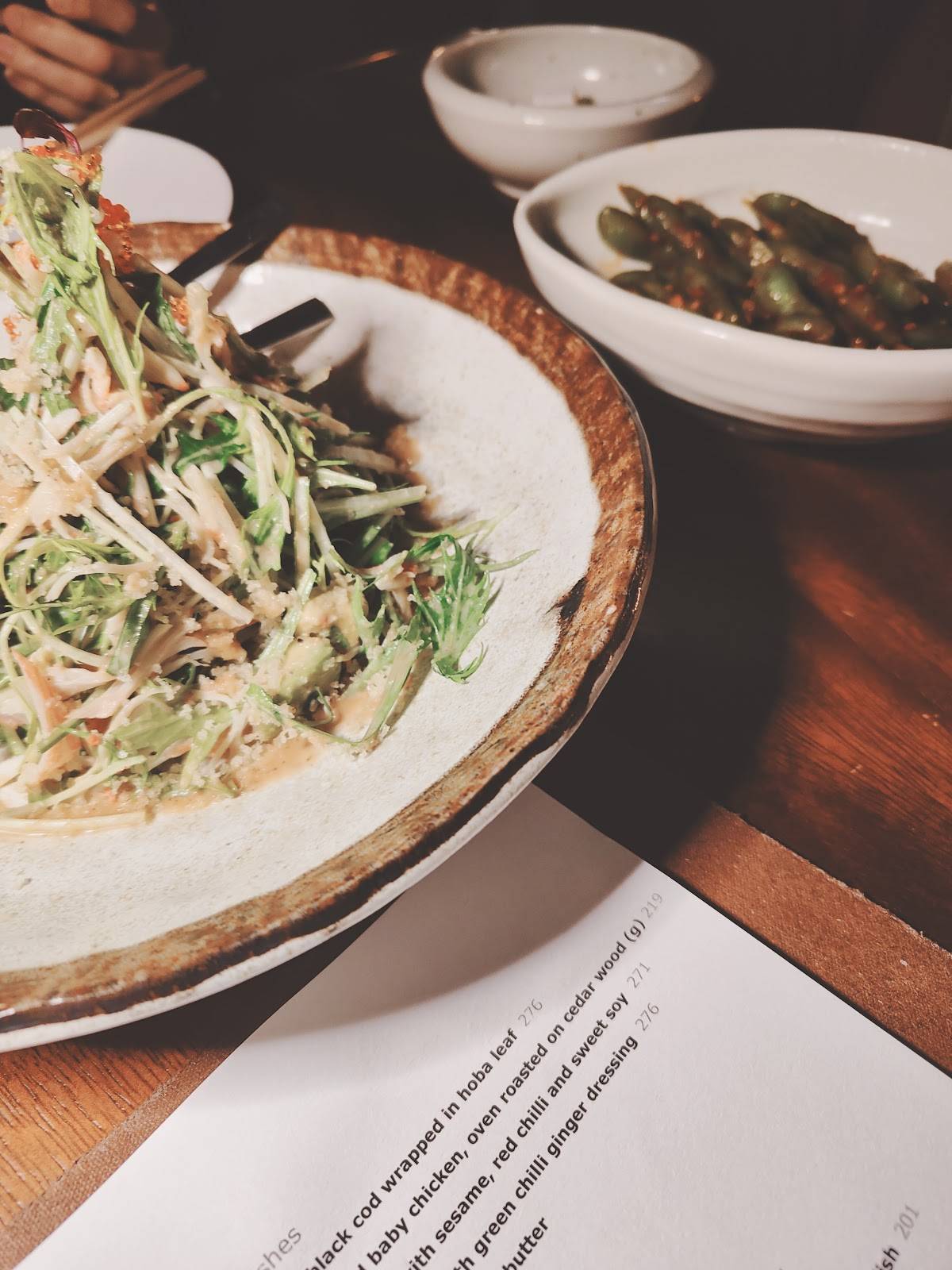 Menu at Zuma Doha restaurant, Lusail