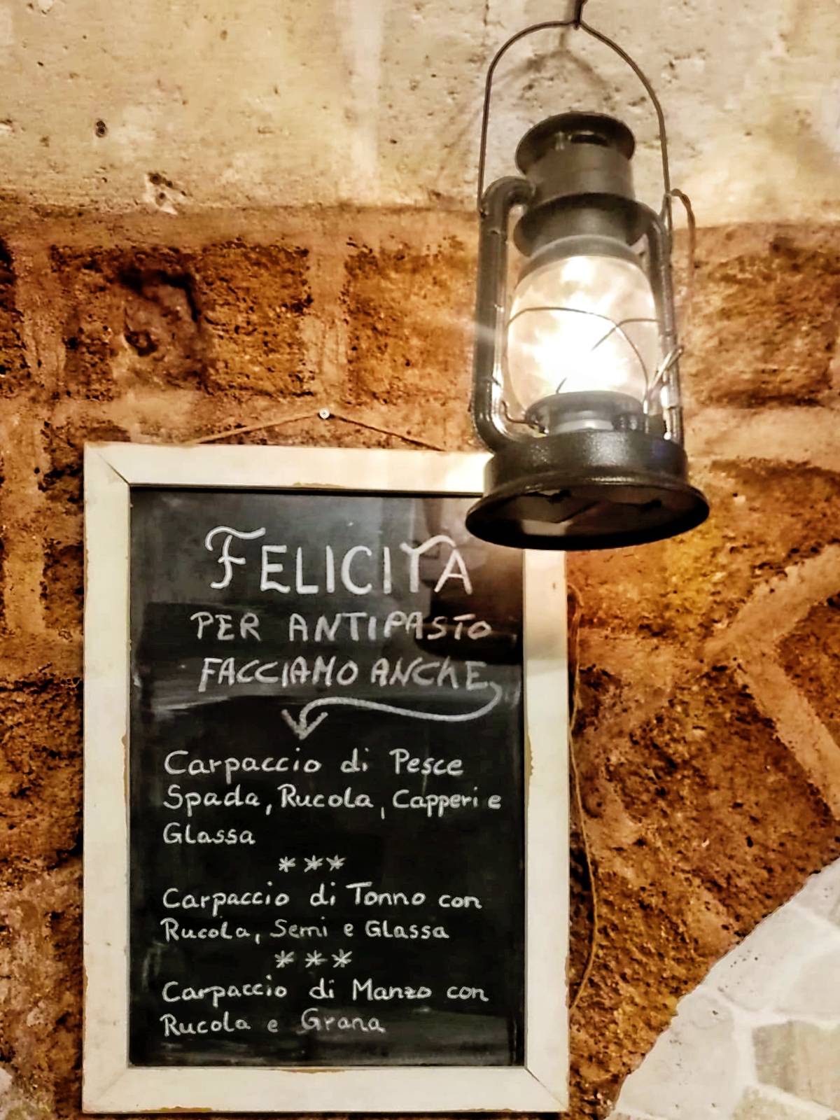 Menu da Felicità Pizza&more ristorante, Mesagne