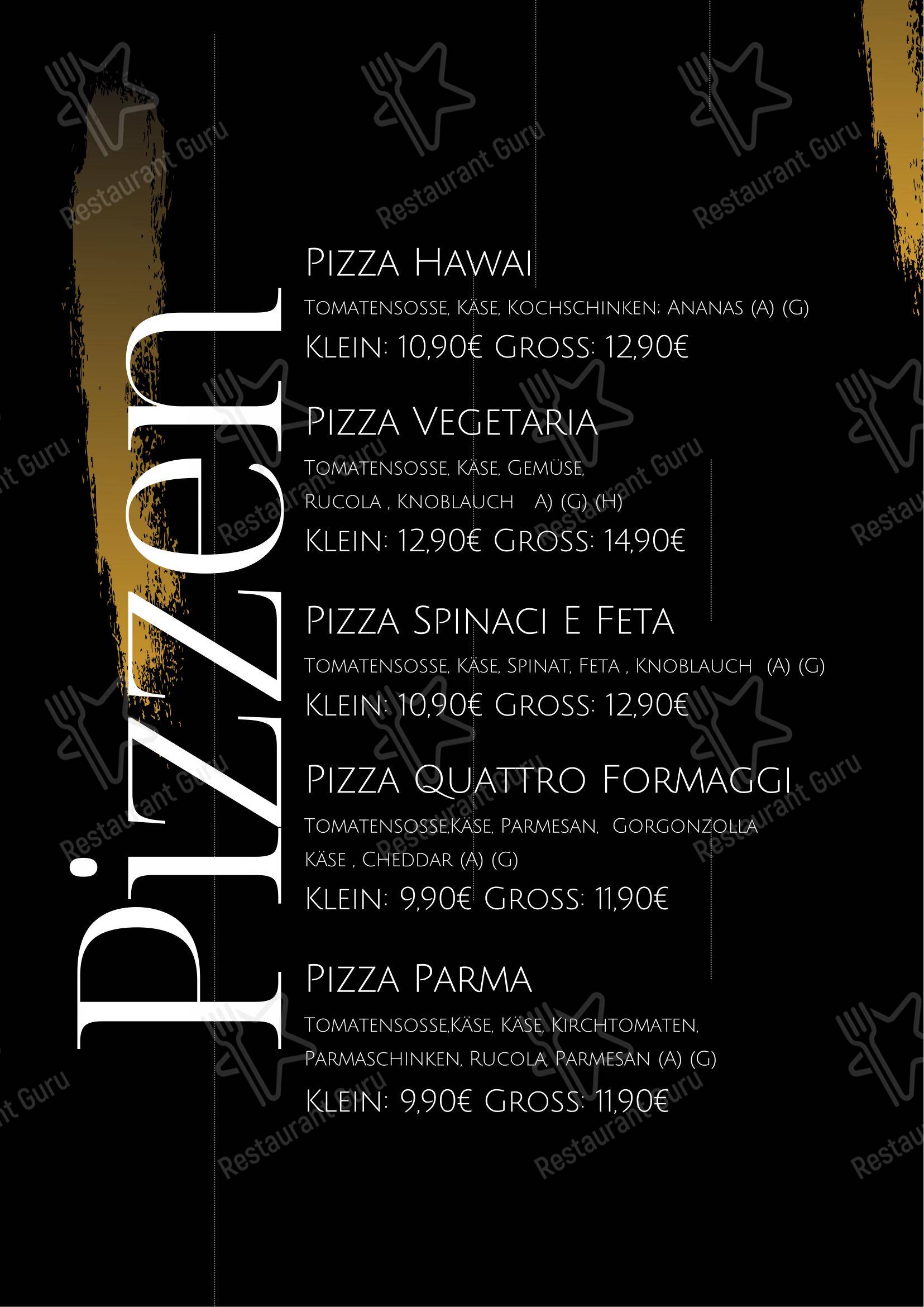 Menu au Jacy´s Restaurant & Bar, Roßbach