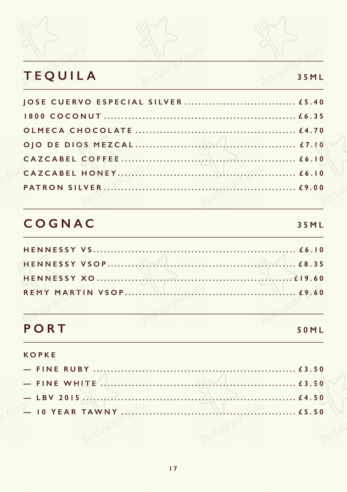 Menu at The Cloth Ear pub & bar, Belfast