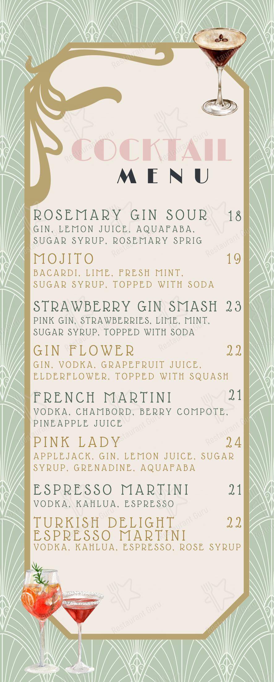 Menu at The Mundaring Hotel pub & bar, Mundaring, Jacoby St