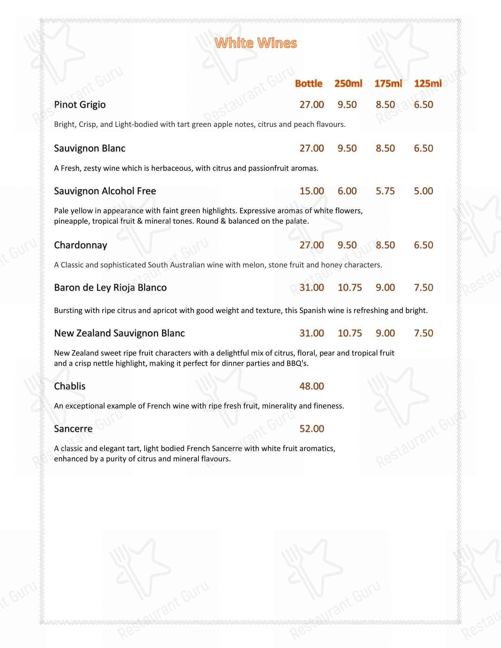 Menu at The Sir Walter Tyrrell pub & bar, Lyndhurst, Brook