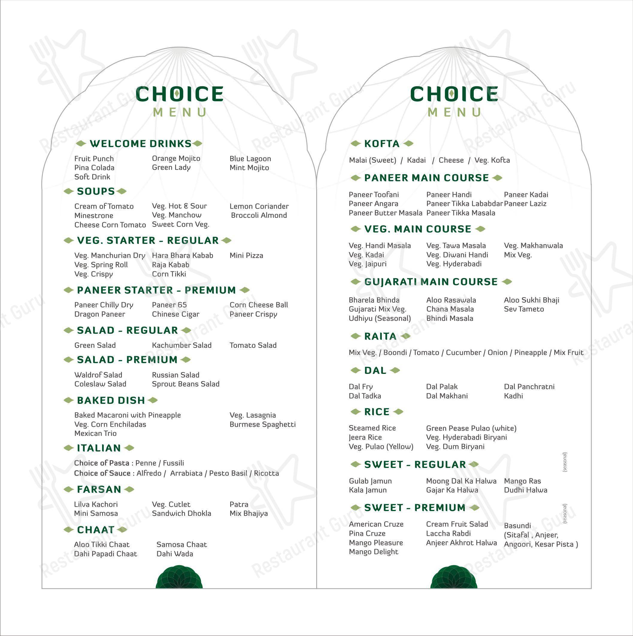 Menu at Mayur Restaurant & Banquet, Ahmedabad, Jasodanagar cross road