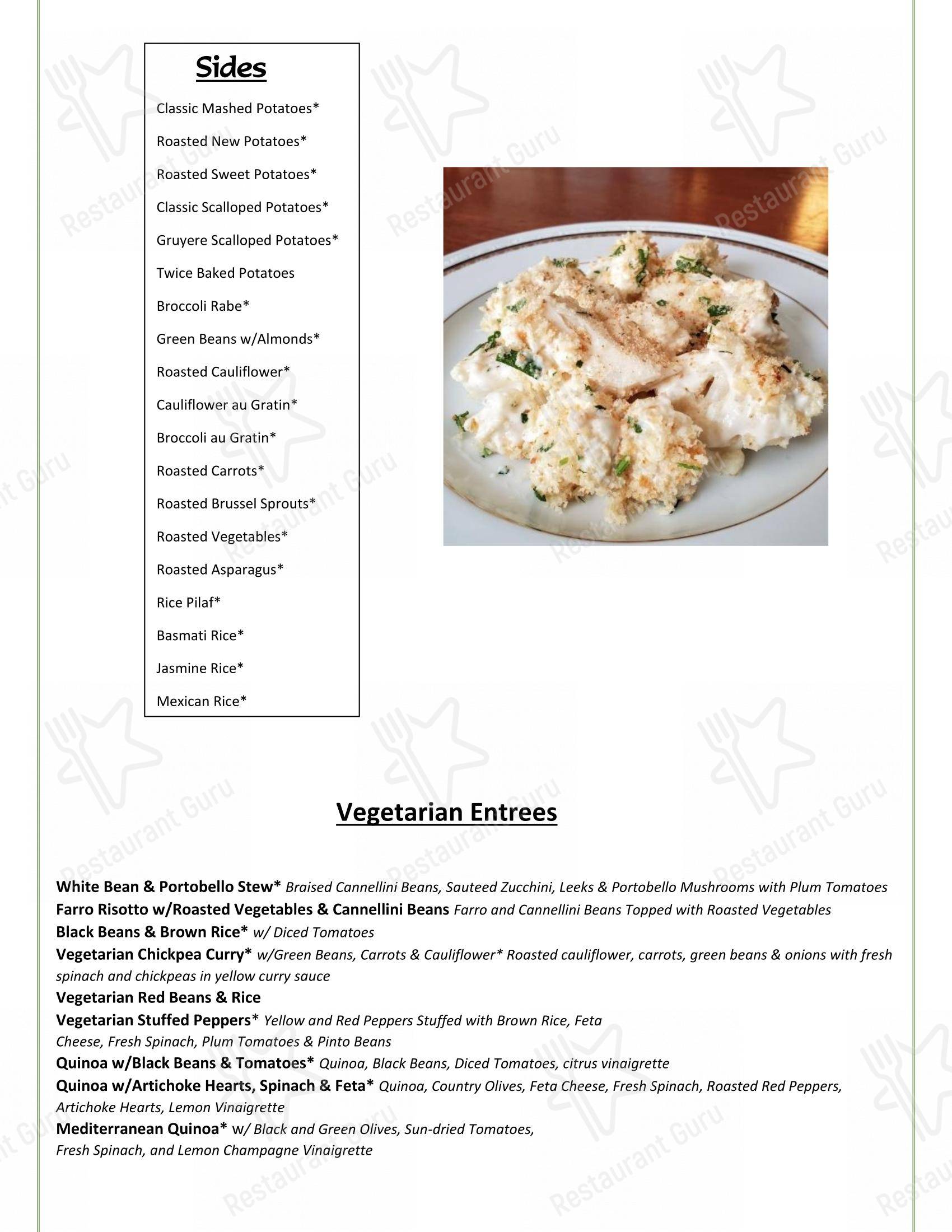 Menu at Pasta Vita restaurant, Old Saybrook, 225 Elm St