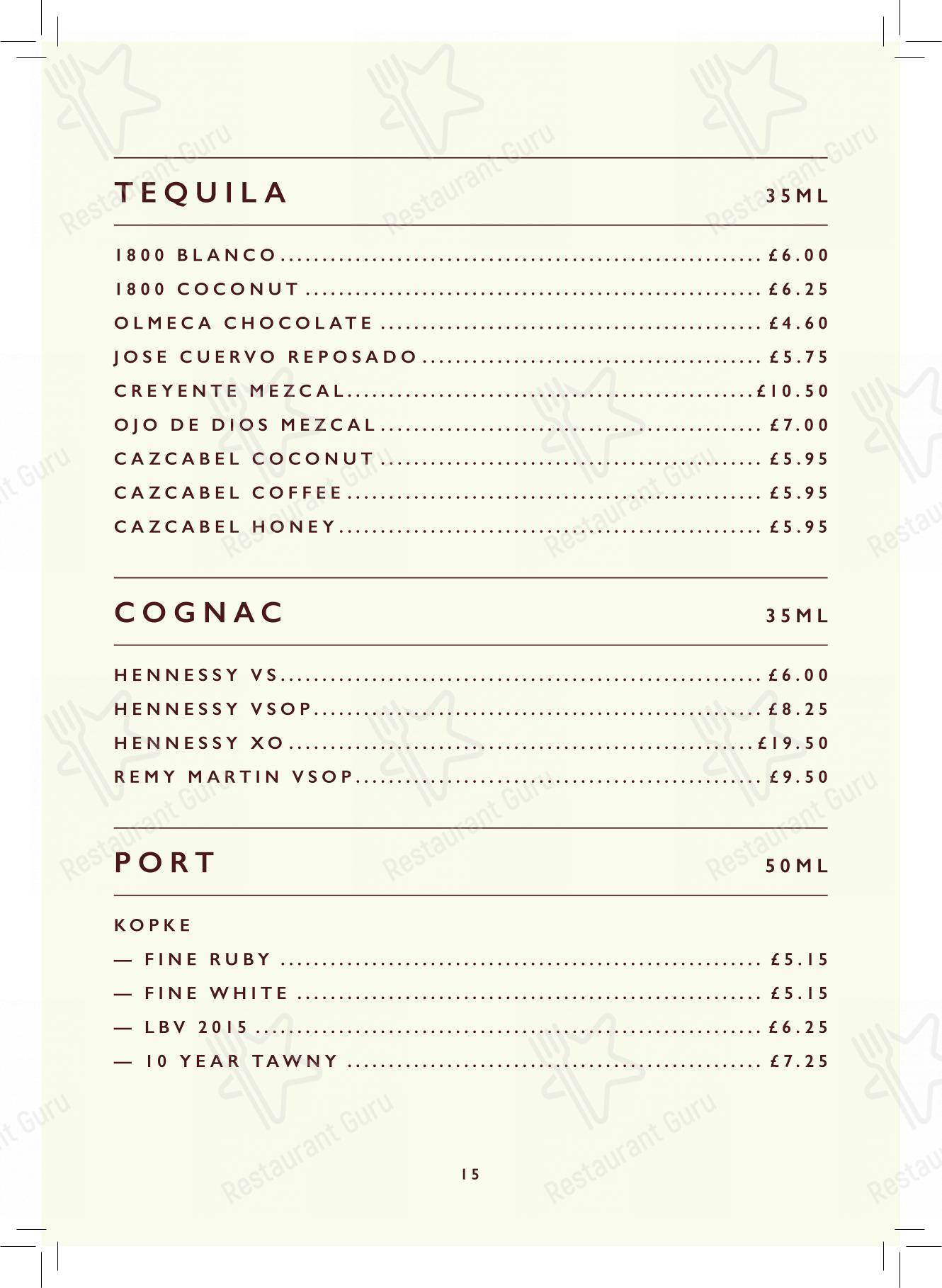 Menu at The Cloth Ear pub & bar, Belfast