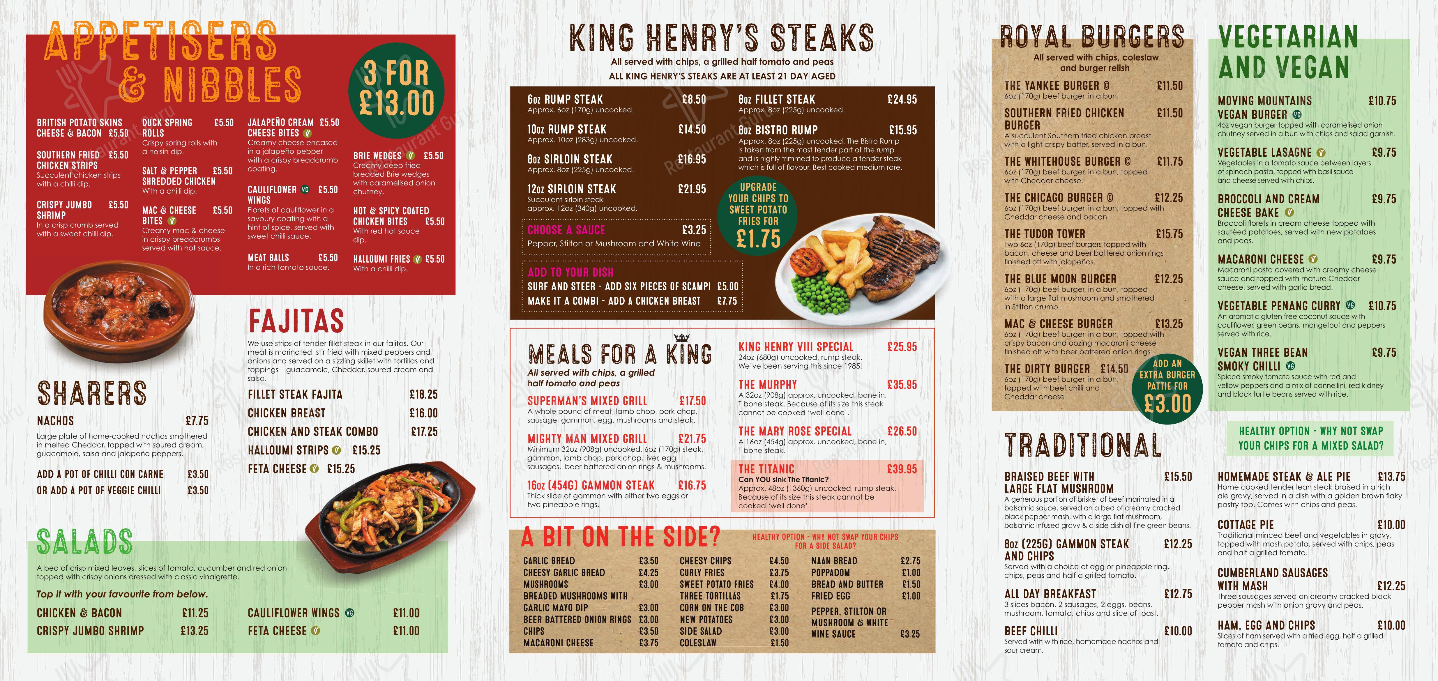 Menu at The Man At Arms pub & bar, Lutterworth