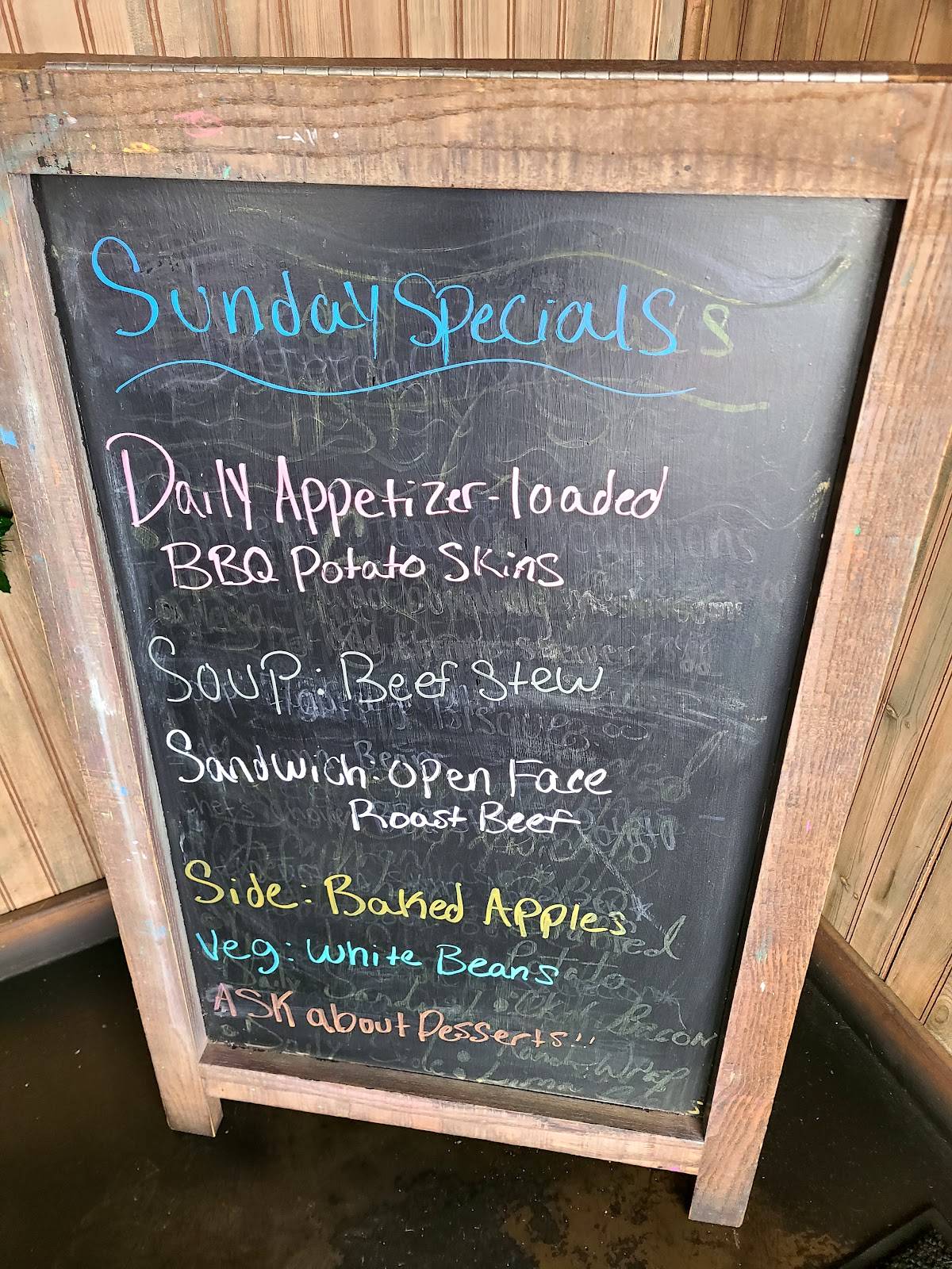 Menu at sidelines grill pub & bar, Pleasant View