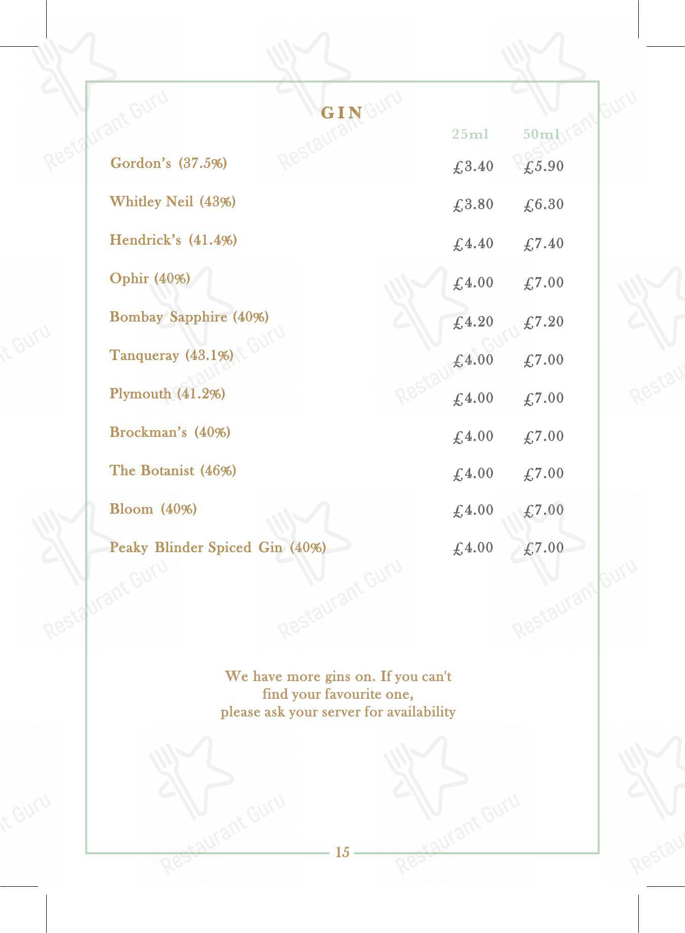 Menu at The Lewisham Bar & Restaurant, West Bromwich
