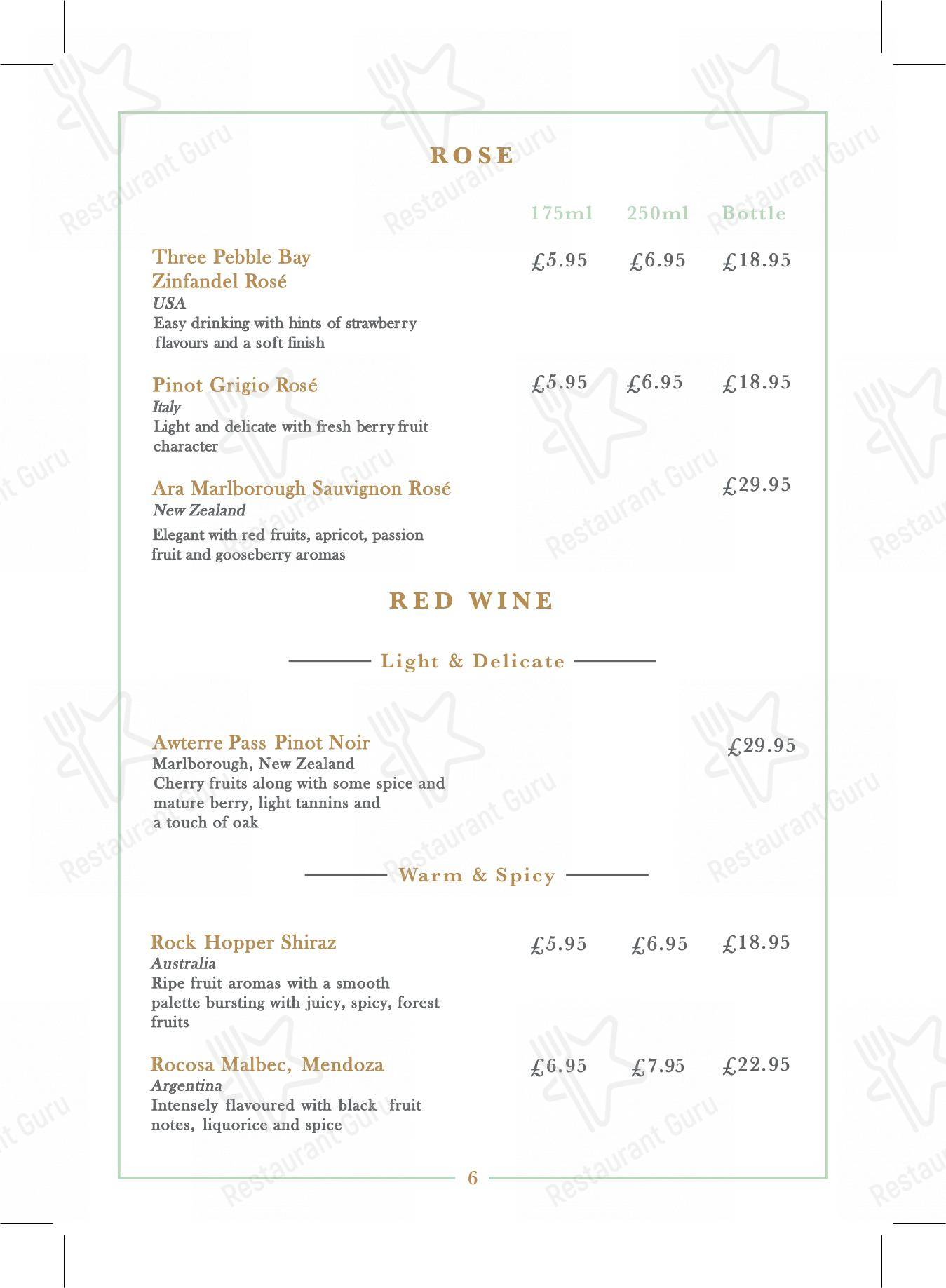 Menu at The Lewisham Bar & Restaurant, West Bromwich