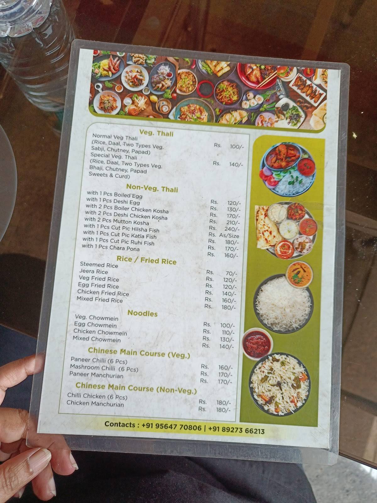 Menu at The Lunch Box, India, CQ5C+45M