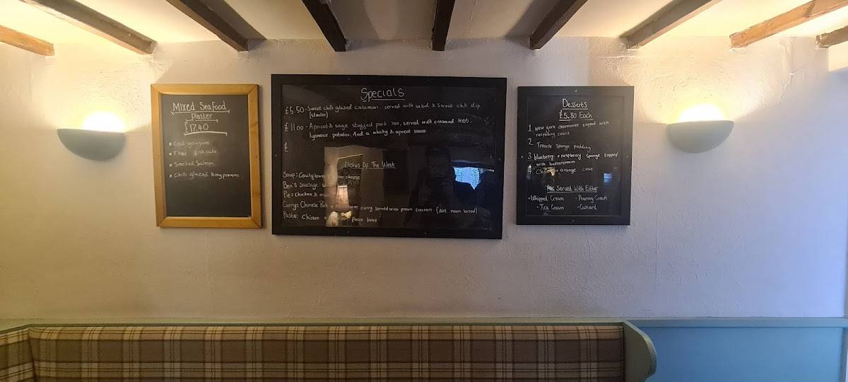 Menu at The Wheel & Compass pub & bar, England