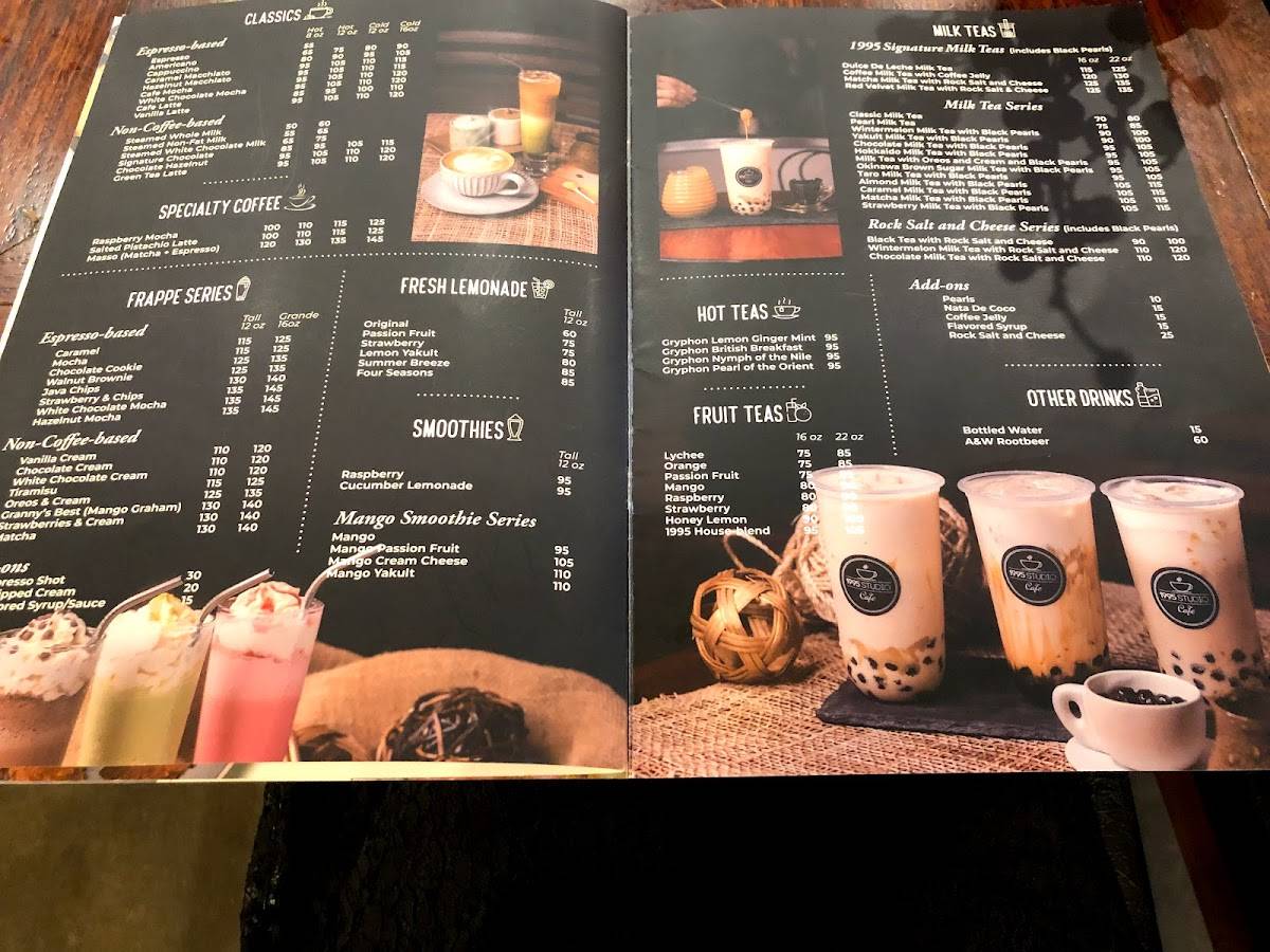 Carta de 1995 Studio Cafe, Vigan