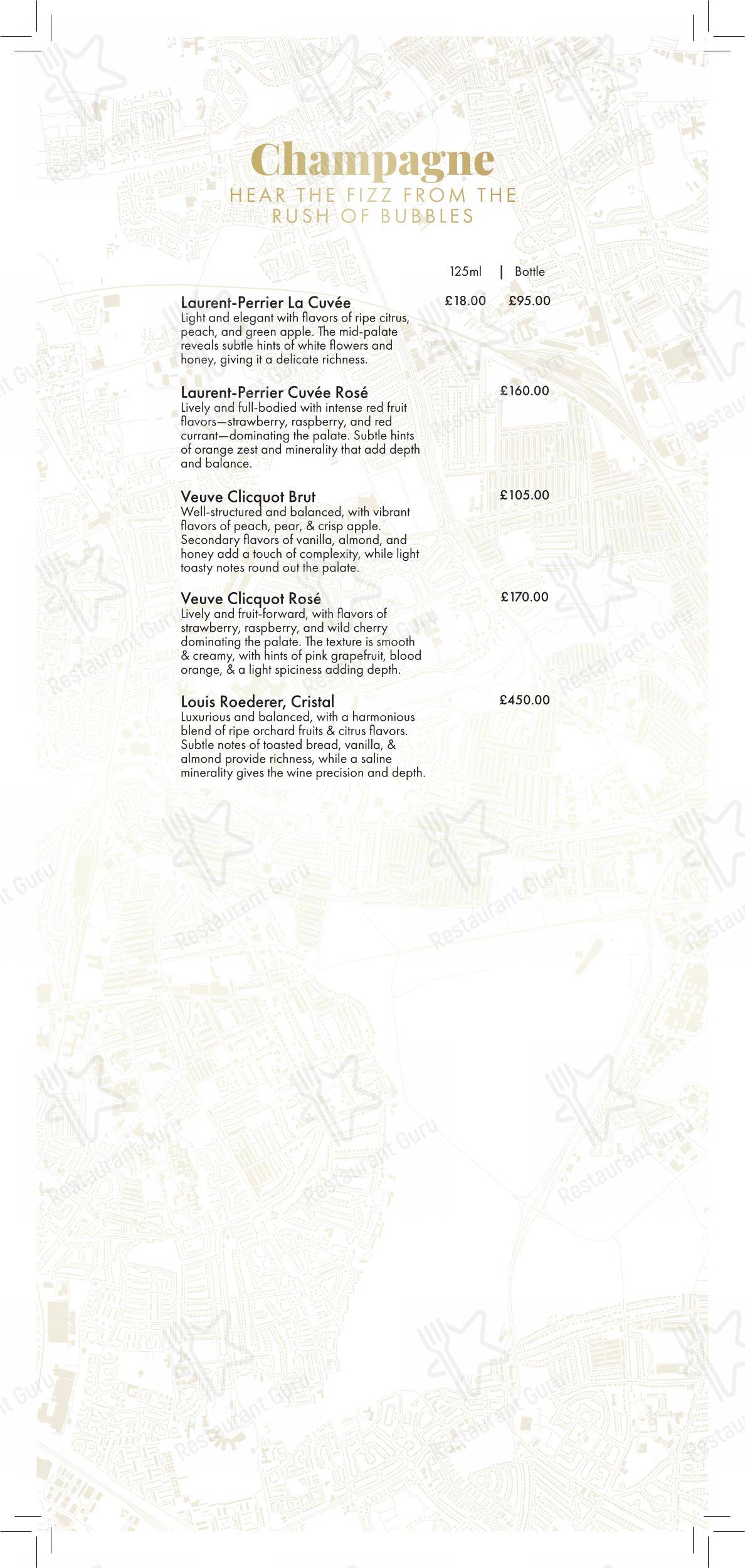 Menu at 3SIXTY Restaurant & Sky Bar, Newcastle upon Tyne