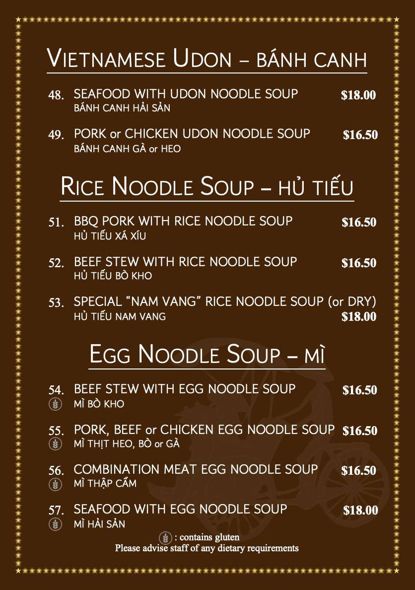 Menu at 5 Star restaurant, Christchurch, 250 Clyde Rd
