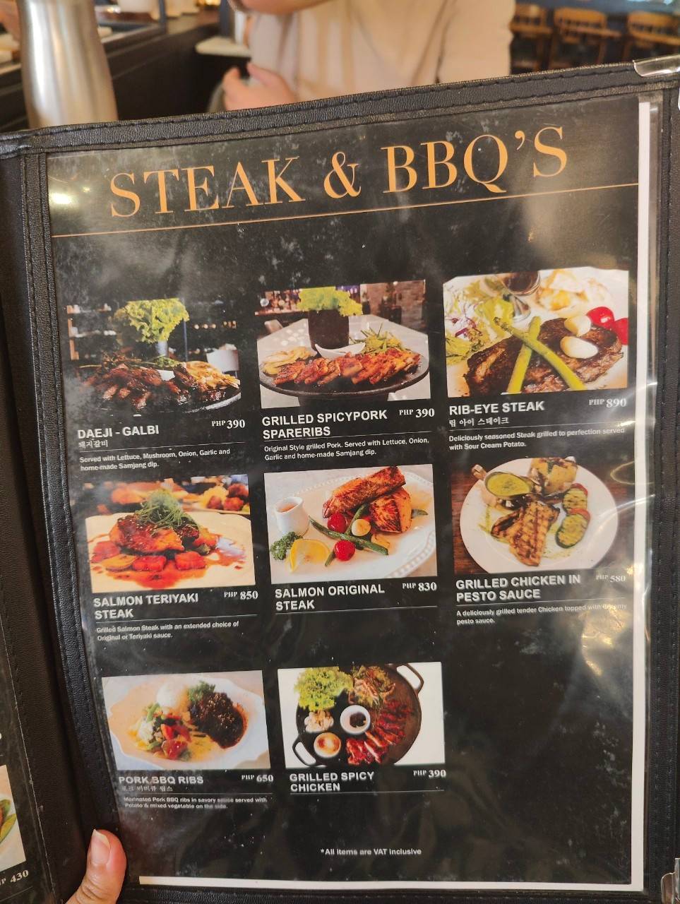 Menu at 52Stone Family Restaurant, Angeles, Fil-Am Friendship Hwy
