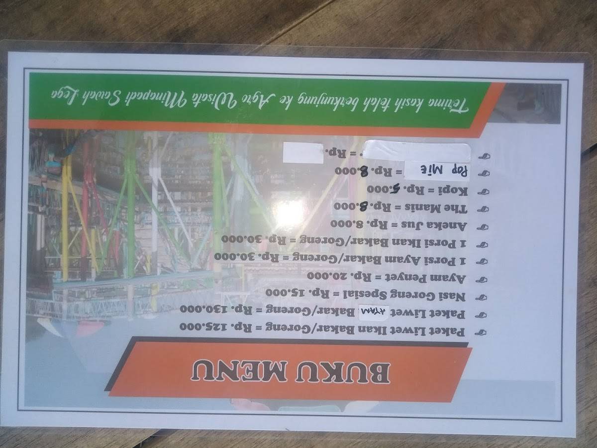 Carta del café AGRO WISATA MINA PADI SAWAH LEGA, Indonesia