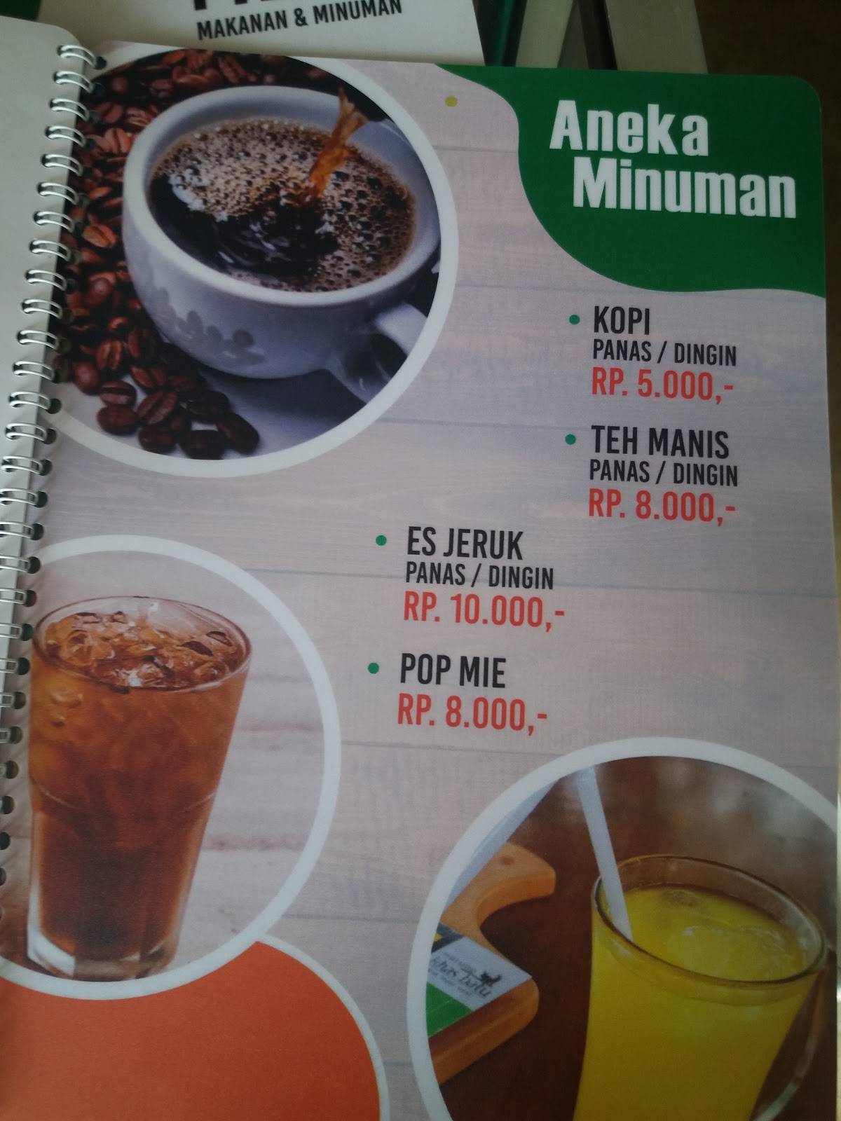 Carta del café AGRO WISATA MINA PADI SAWAH LEGA, Indonesia
