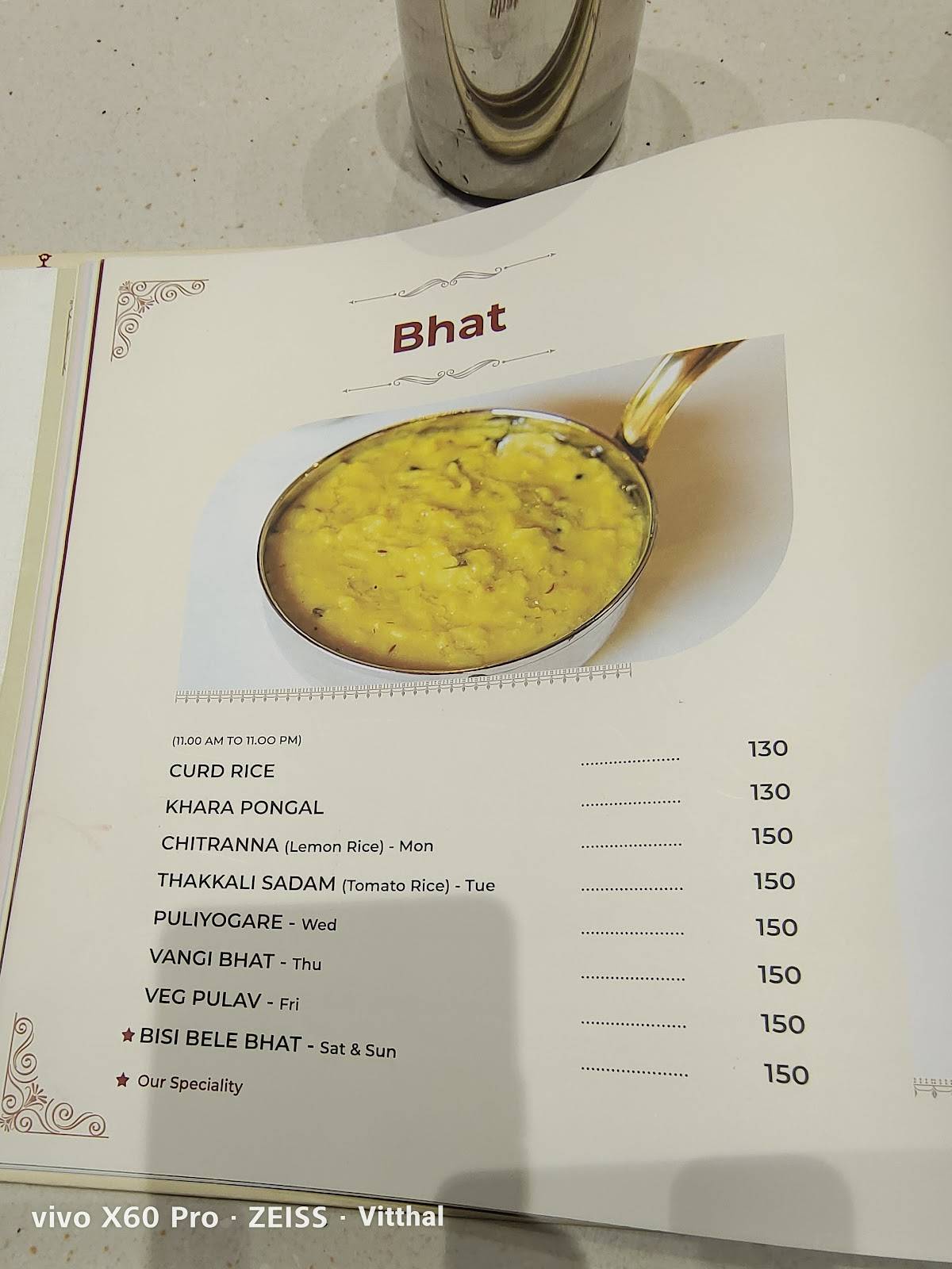 Menu at ANNA Idli, Mumbai, 3
