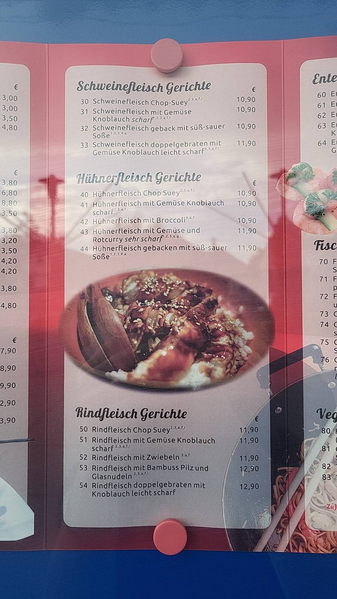 Speisekarte von Asia Palast Achern restaurant, Achern