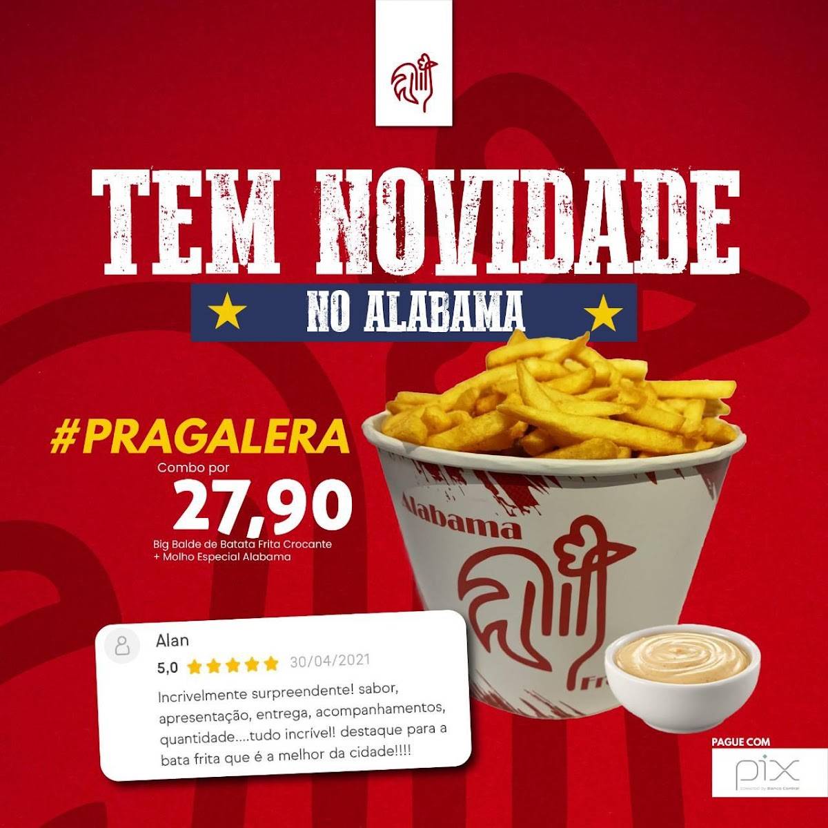 Menu em Alabama Frangos Fritos restaurante, Osório